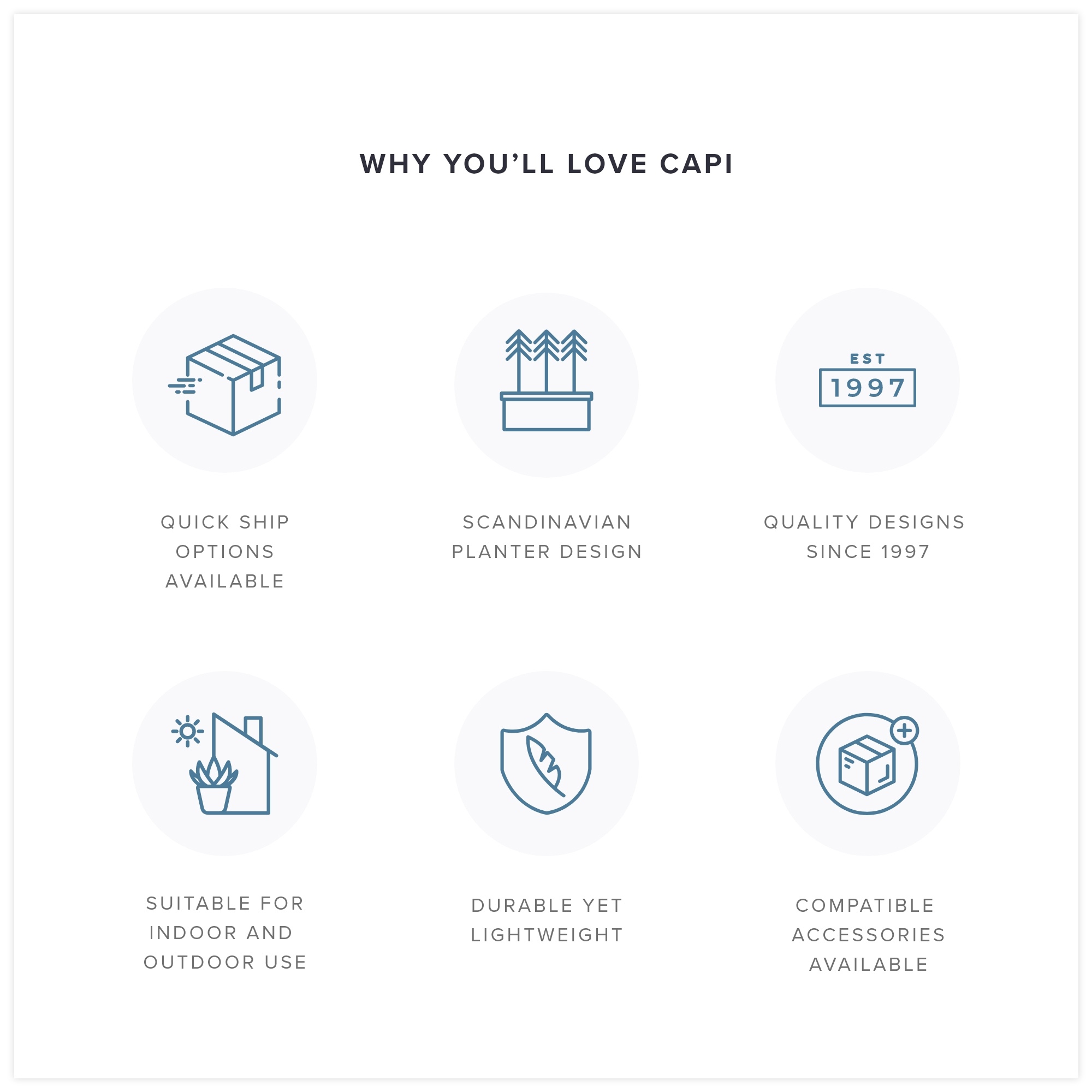 Capi Nature Row 21" Ball Planter Pot - Ivory | AuthenTEAK