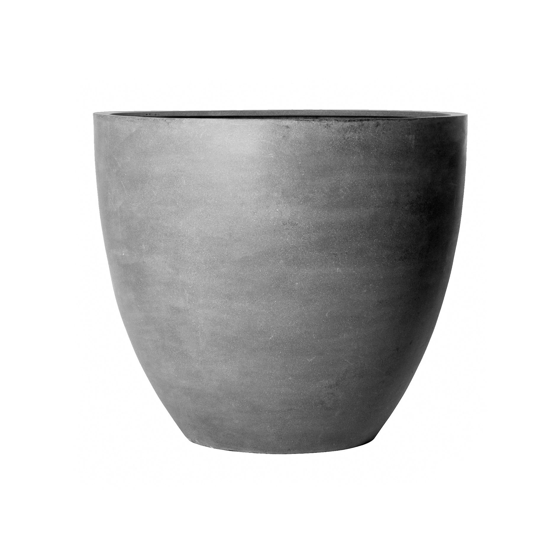 Pottery Pots Natural Jumbo Jesslyn 39" Round Fiberstone Planter Pot ...