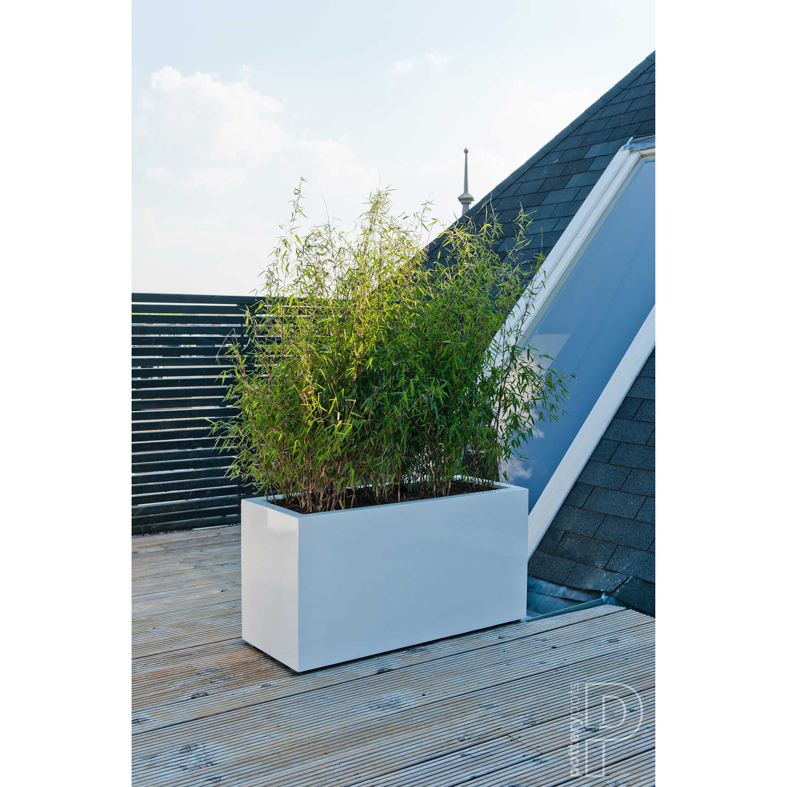 Pottery Pots Essential Jort 39" x 16" x 20" Rectangular Fiberstone ...