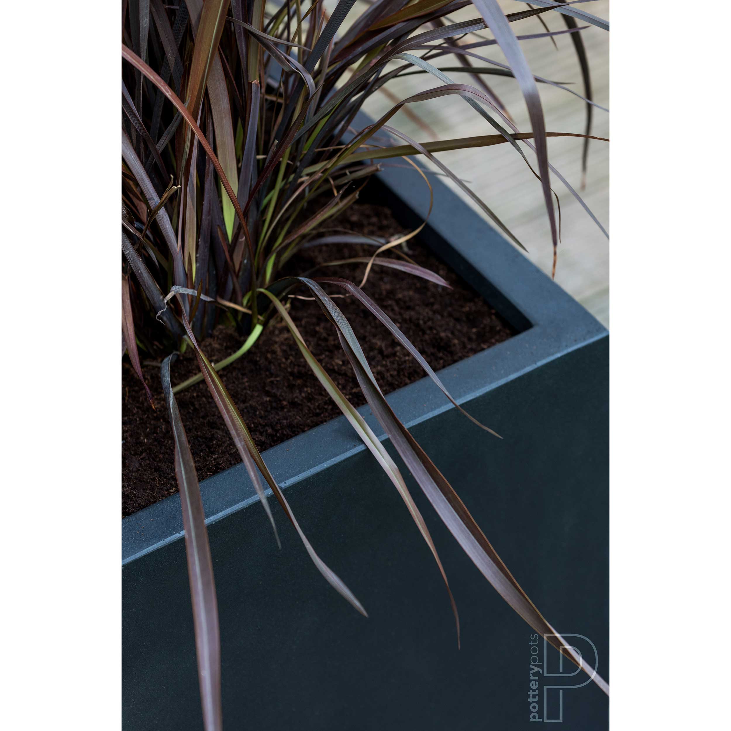 Pottery Pots Natural Jumbo Jort 59" x 24" x 20" Rectangular Fiberstone ...