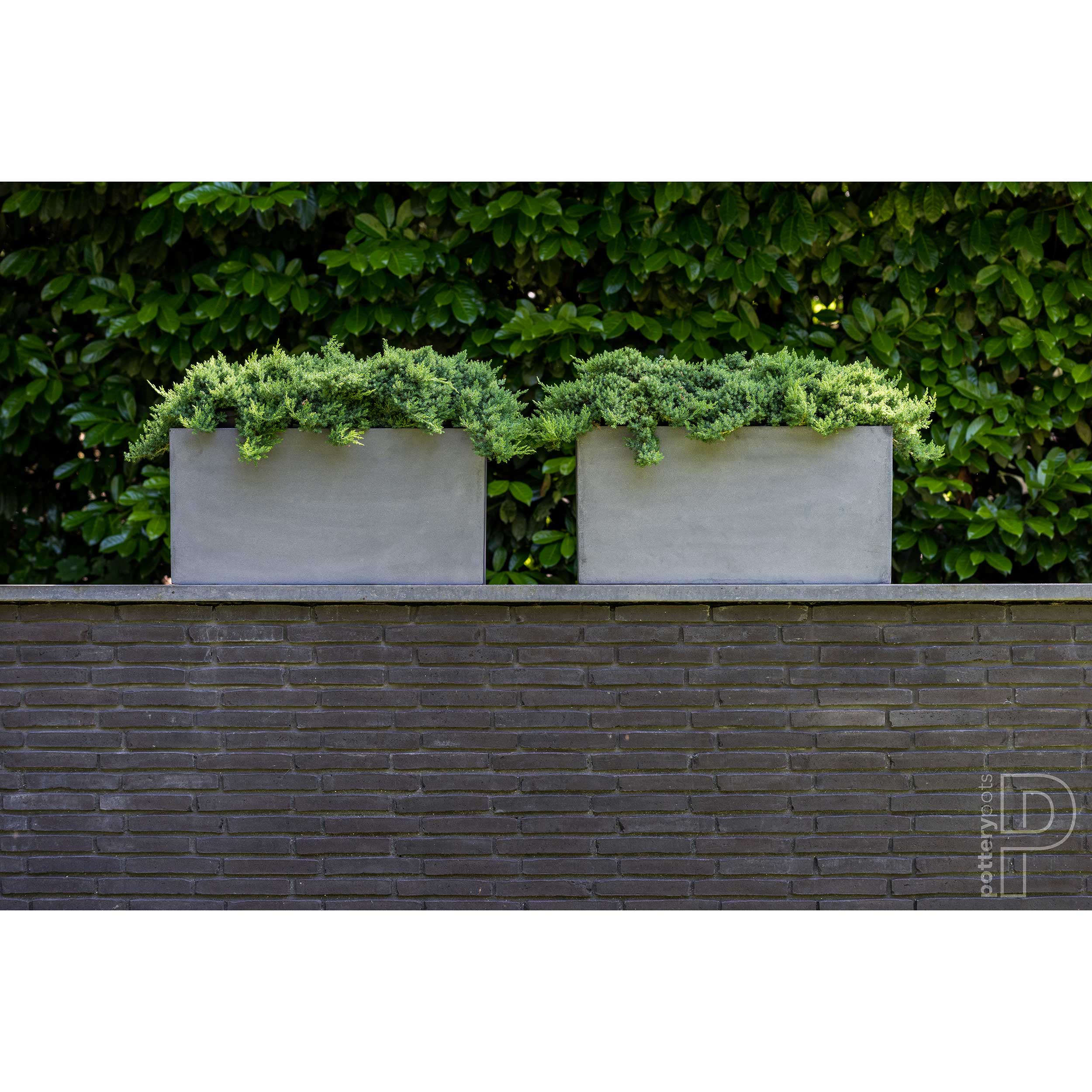 Pottery Pots Natural Jumbo Jort 59" x 24" x 20" Rectangular Fiberstone ...