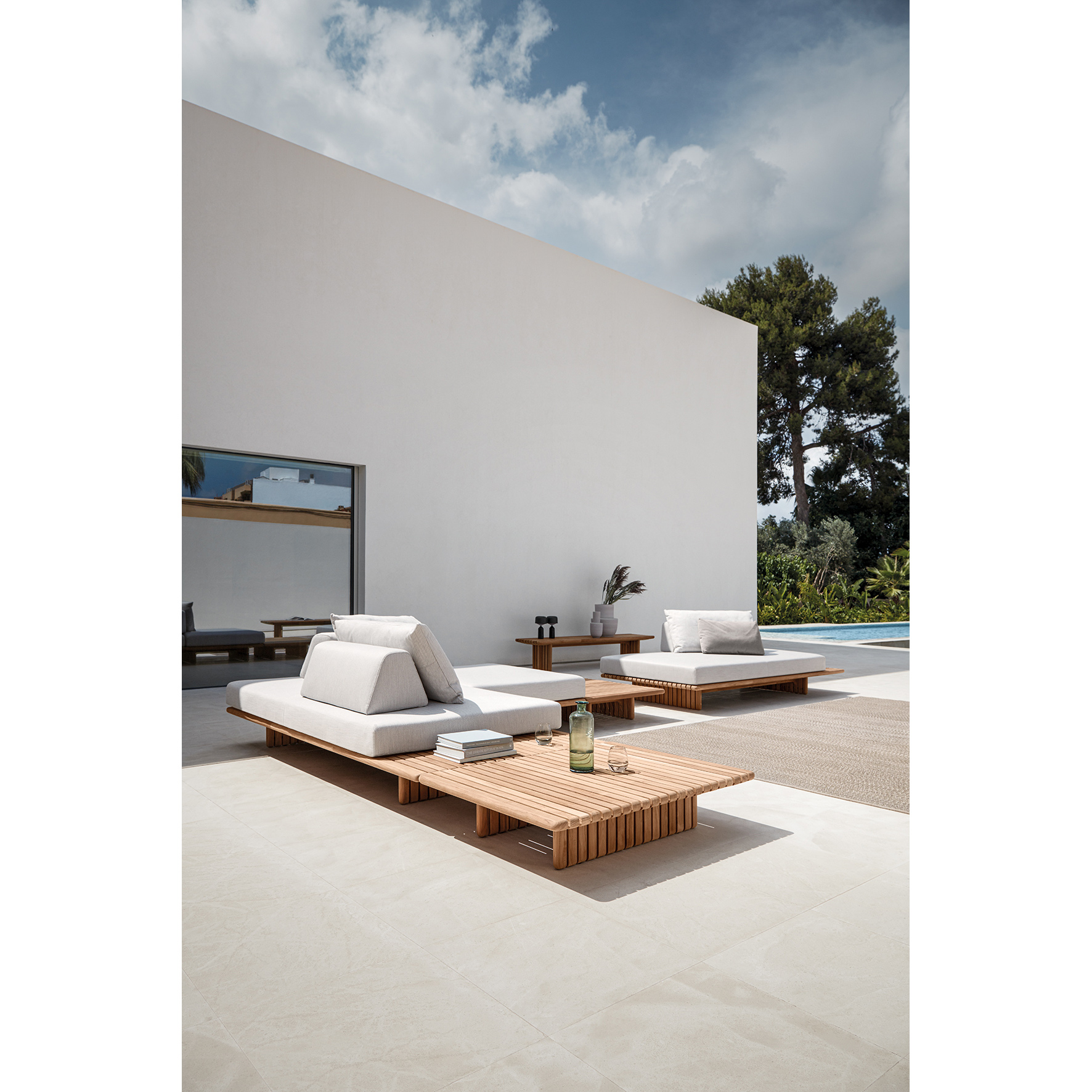 Gloster Deck 88" Teak Seating Unit | AuthenTEAK