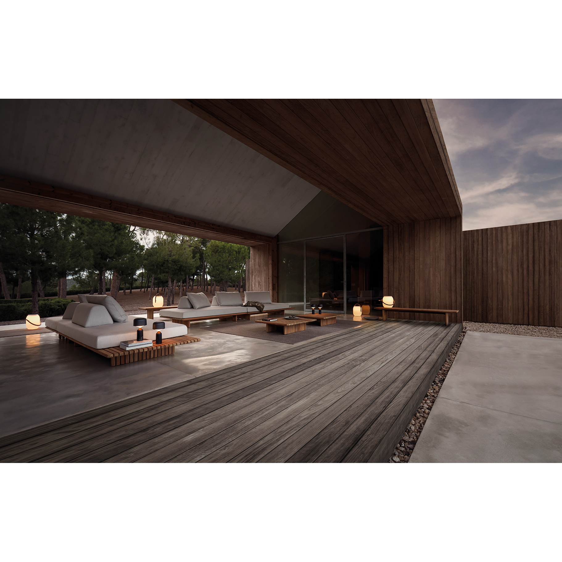 Gloster Deck 88" Teak Seating Unit | AuthenTEAK