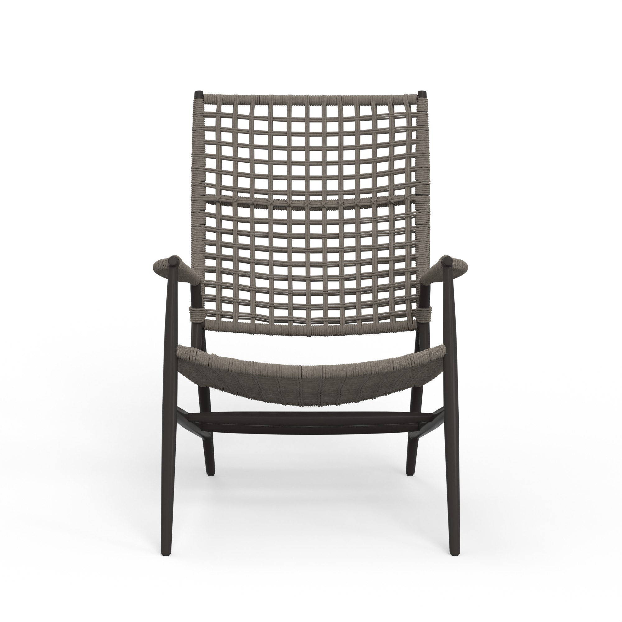 Sunset West Grigio Woven High Back Chair | AuthenTEAK