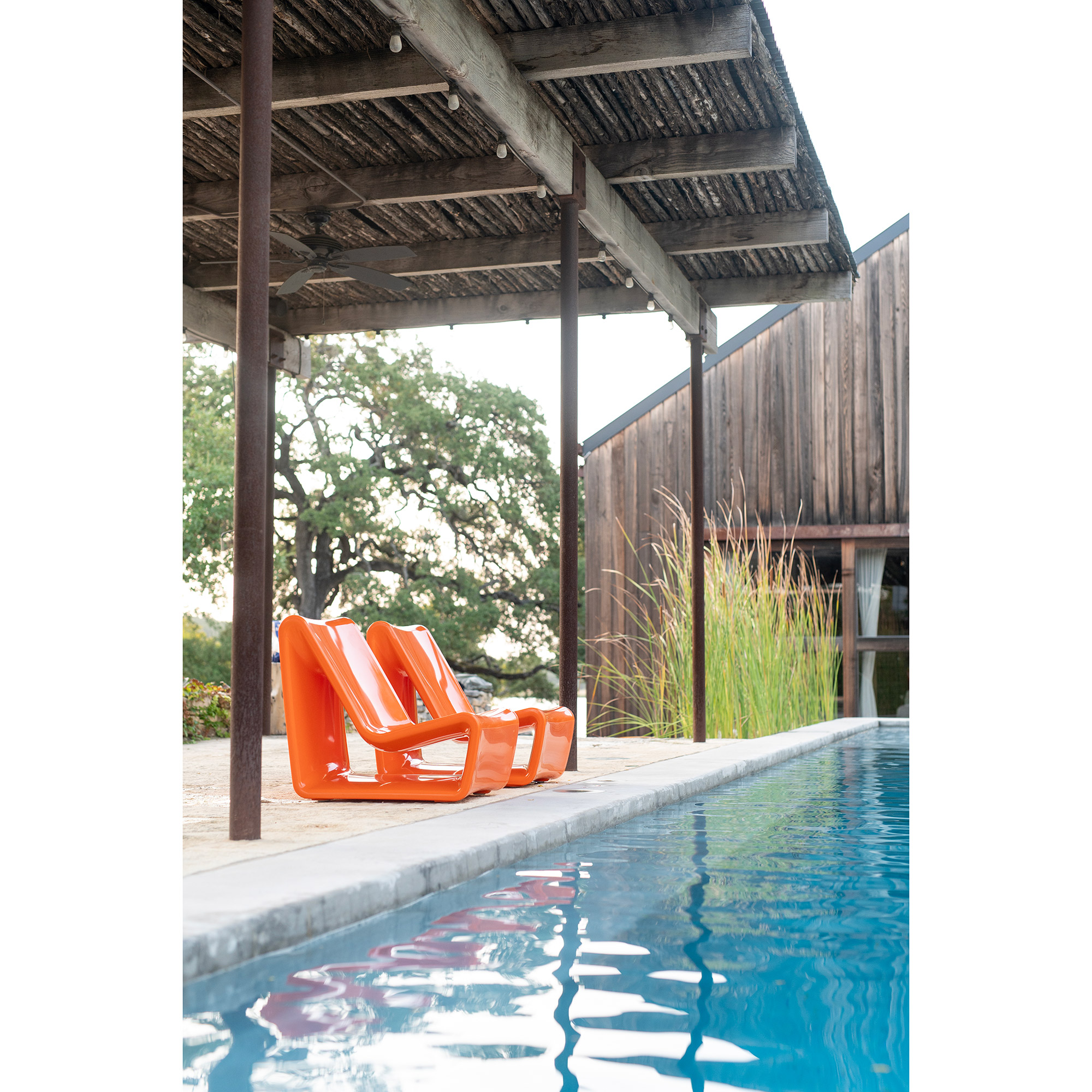 Tupelo Goods Loop Lounge Chair - Set of 8 | AuthenTEAK