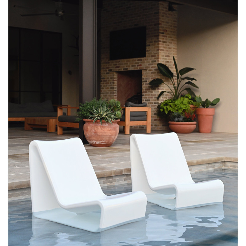 Tupelo Goods Loop Lounge Chair - Set of 8 | AuthenTEAK