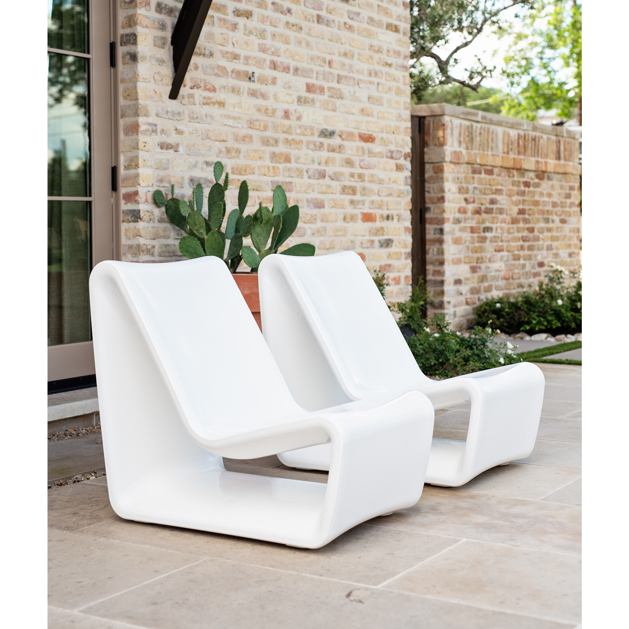 Tupelo Goods Loop Lounge Chair - Set of 8 | AuthenTEAK