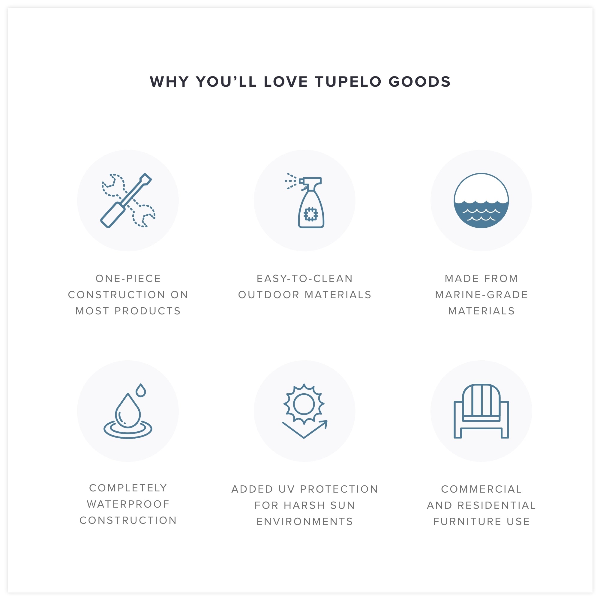 Tupelo Goods Loop Lounge Chair - Set of 8 | AuthenTEAK