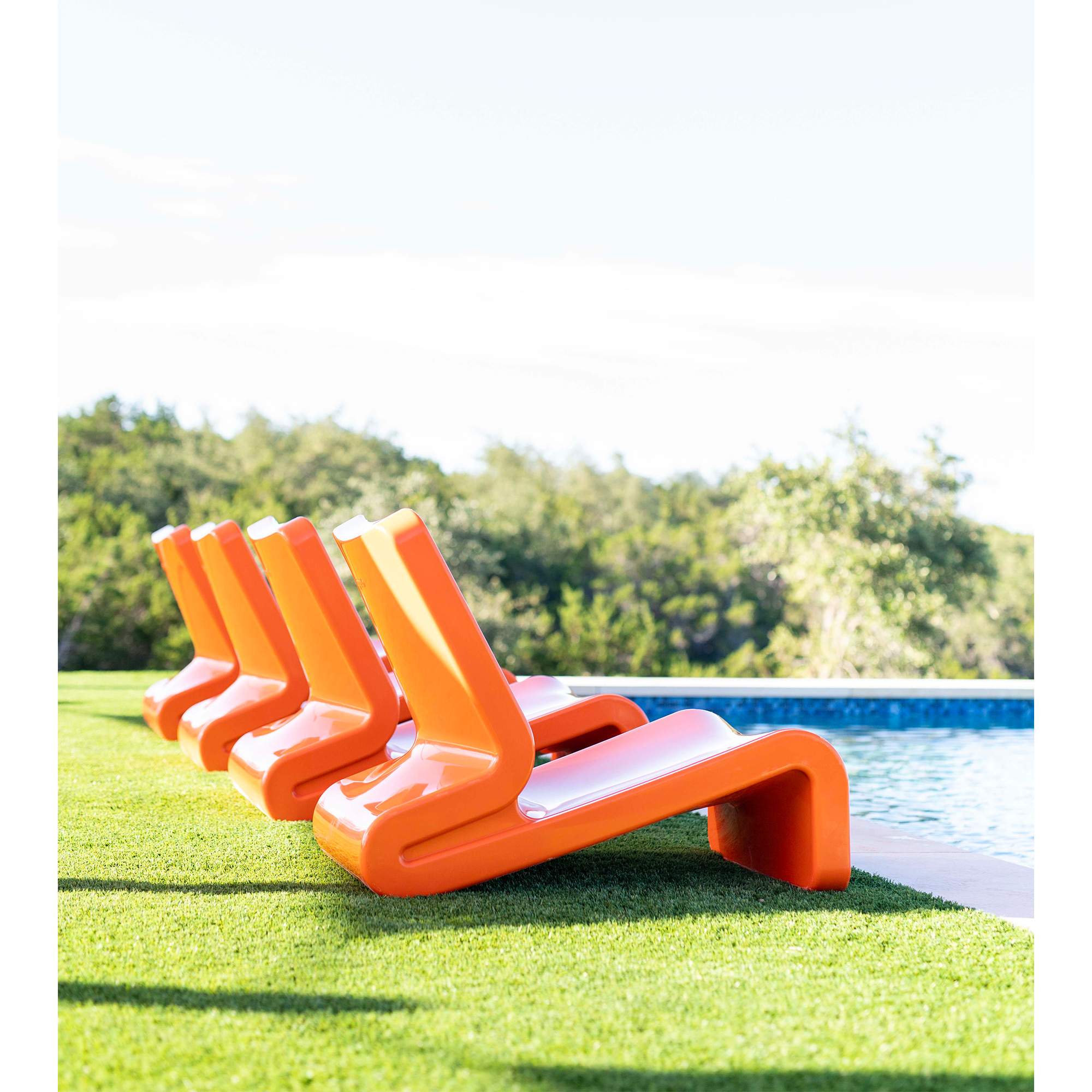 Tupelo Goods Line Lounge Chair - Set of 8 | AuthenTEAK