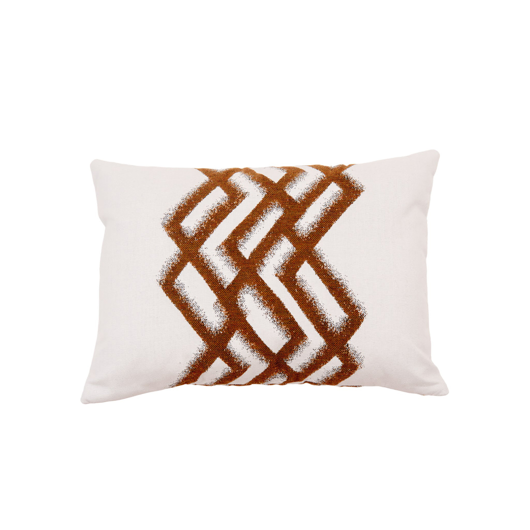 Classic Cushions 20" x 12" Abraided Lattice Teak Lumbar Sunbrella ...