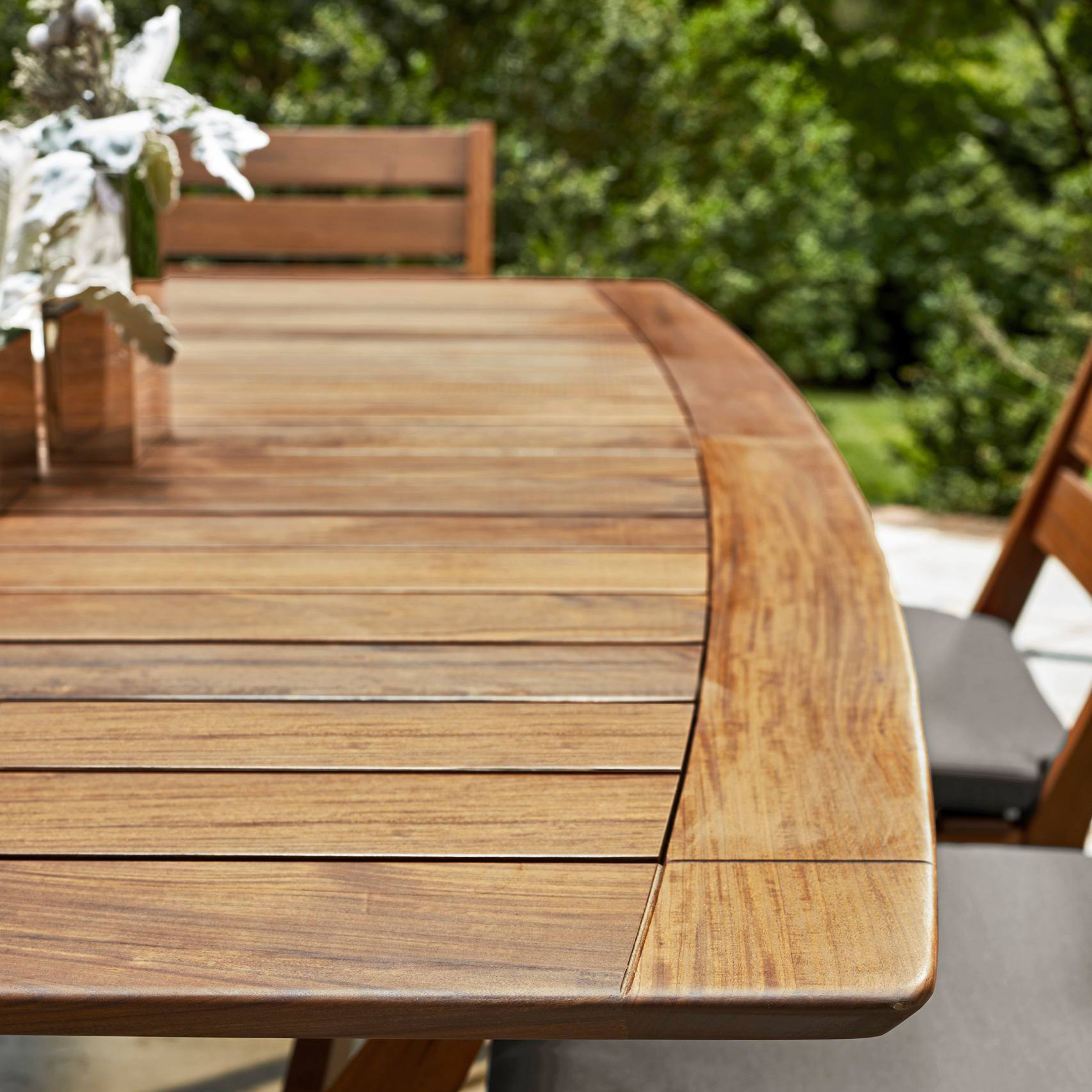 Jensen Outdoor Laguna 84" Ipe Wood Rectangular Dining Table | AuthenTEAK