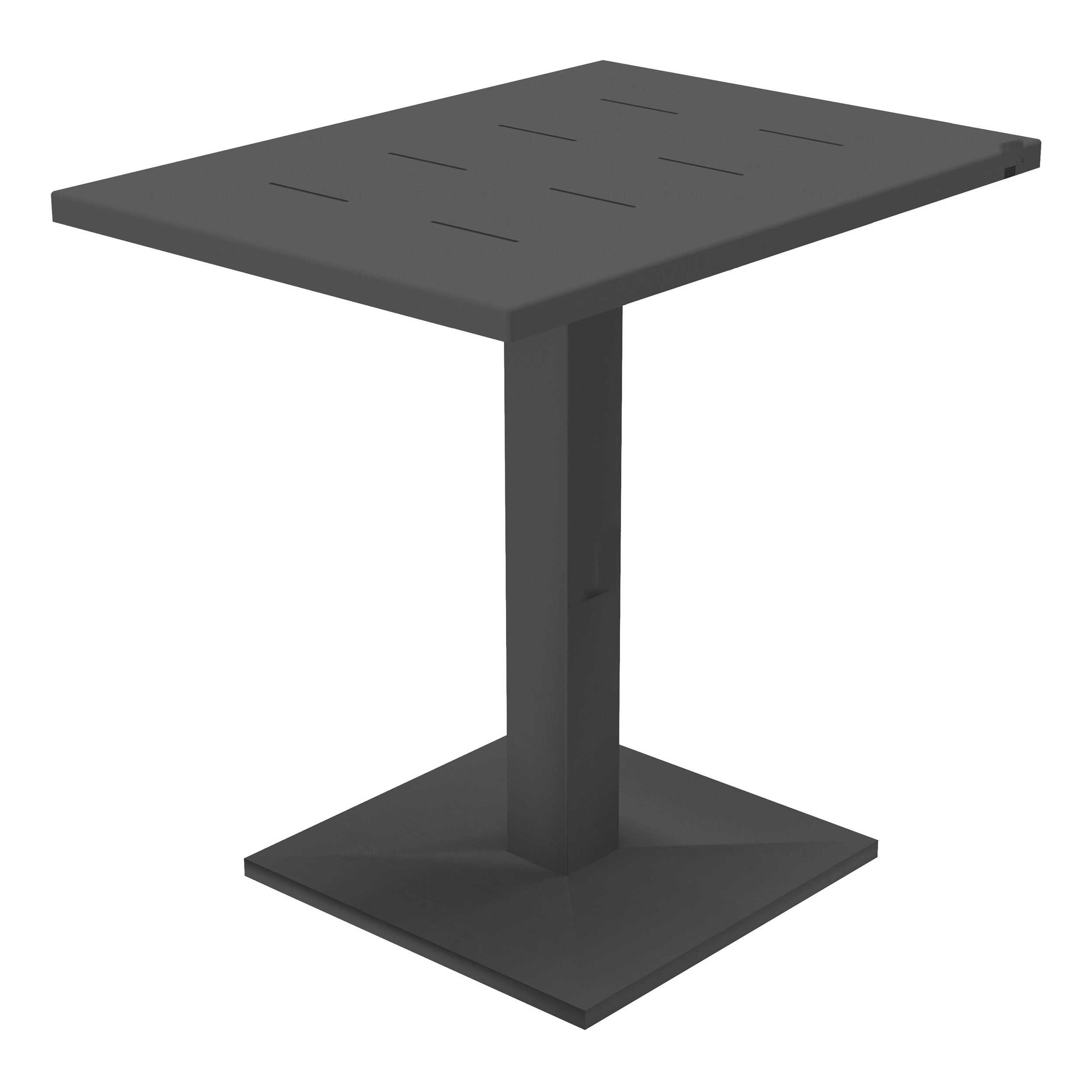 Maiori Impression 30" Aluminum Rectangular Bistro Table | AuthenTEAK