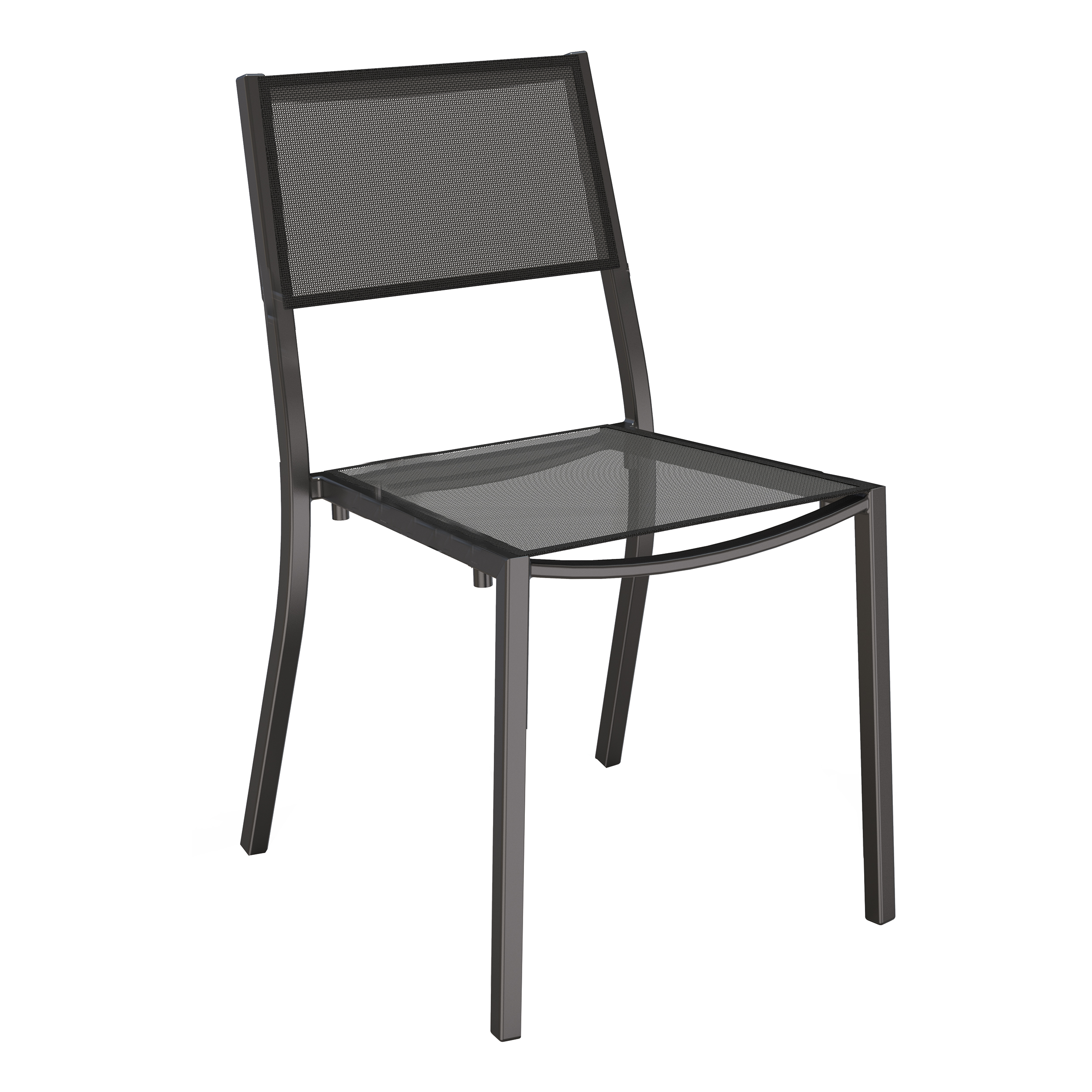 Maiori Impression Stacking Sling Dining Side Chair - Set of 4 | AuthenTEAK