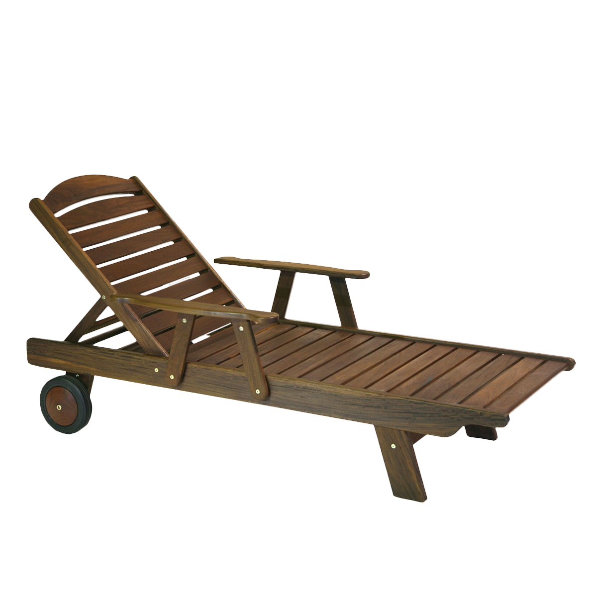 Jensen Outdoor Heritage Classic Ipe Wood Chaise Lounge | AuthenTEAK
