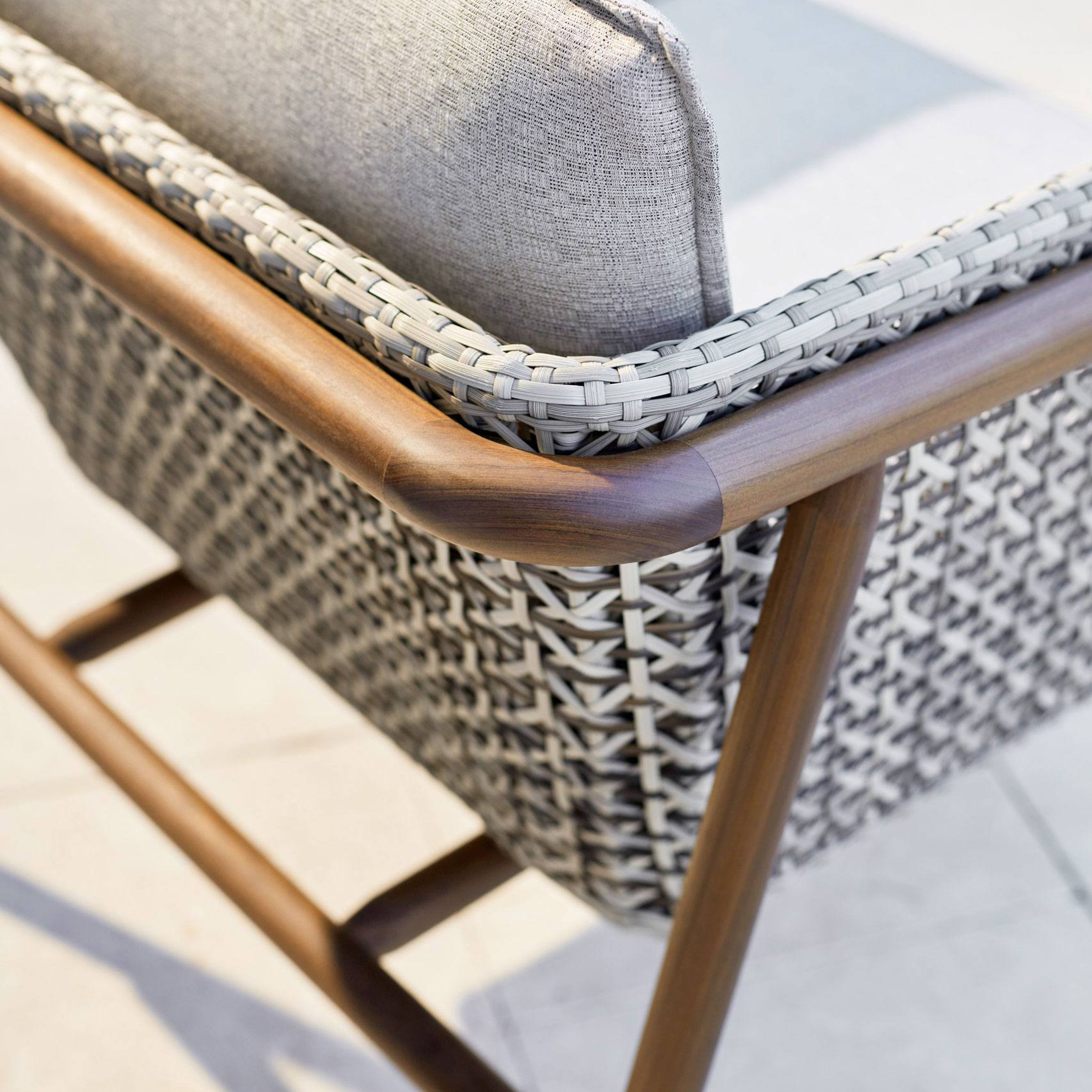 Jensen Outdoor Forte Woven Lounge Chair | AuthenTEAK