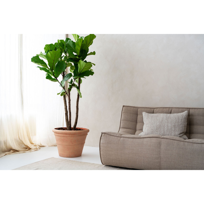 Pottery Pots Treasure Kyra 21" Round Ficonstone Planter Pot | AuthenTEAK