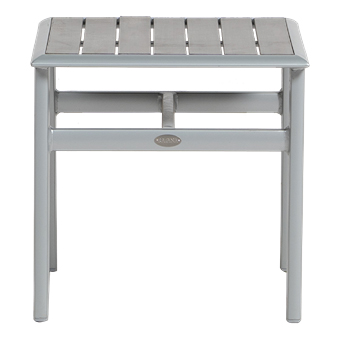 Ratana Lucca 18" Aluminum Square Side Table | AuthenTEAK