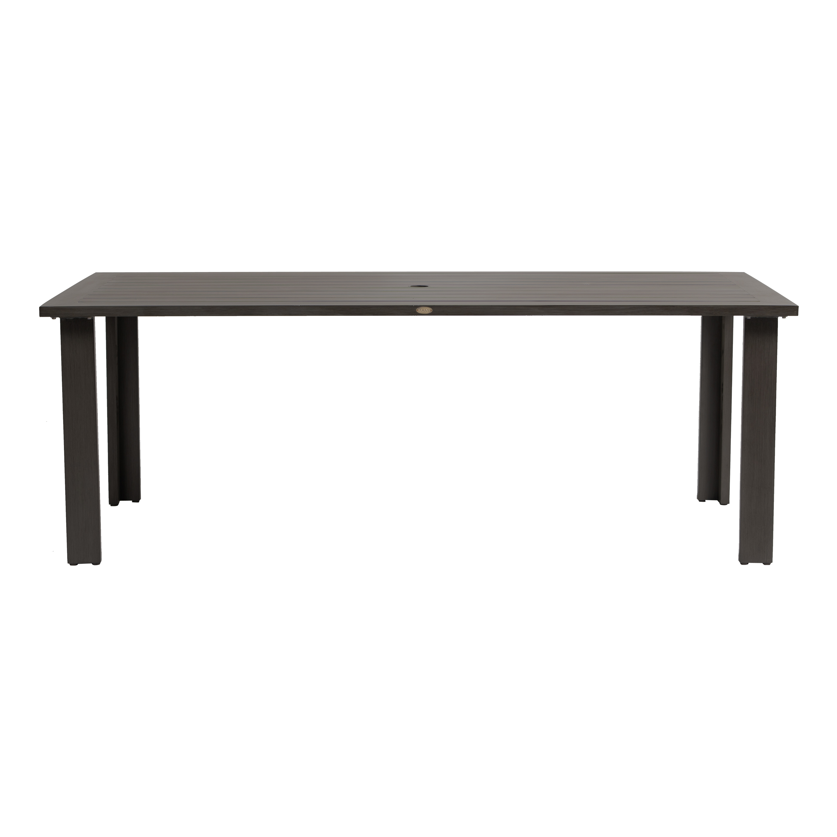 Ratana Limo 84" Aluminum Rectangular Dining Table | AuthenTEAK