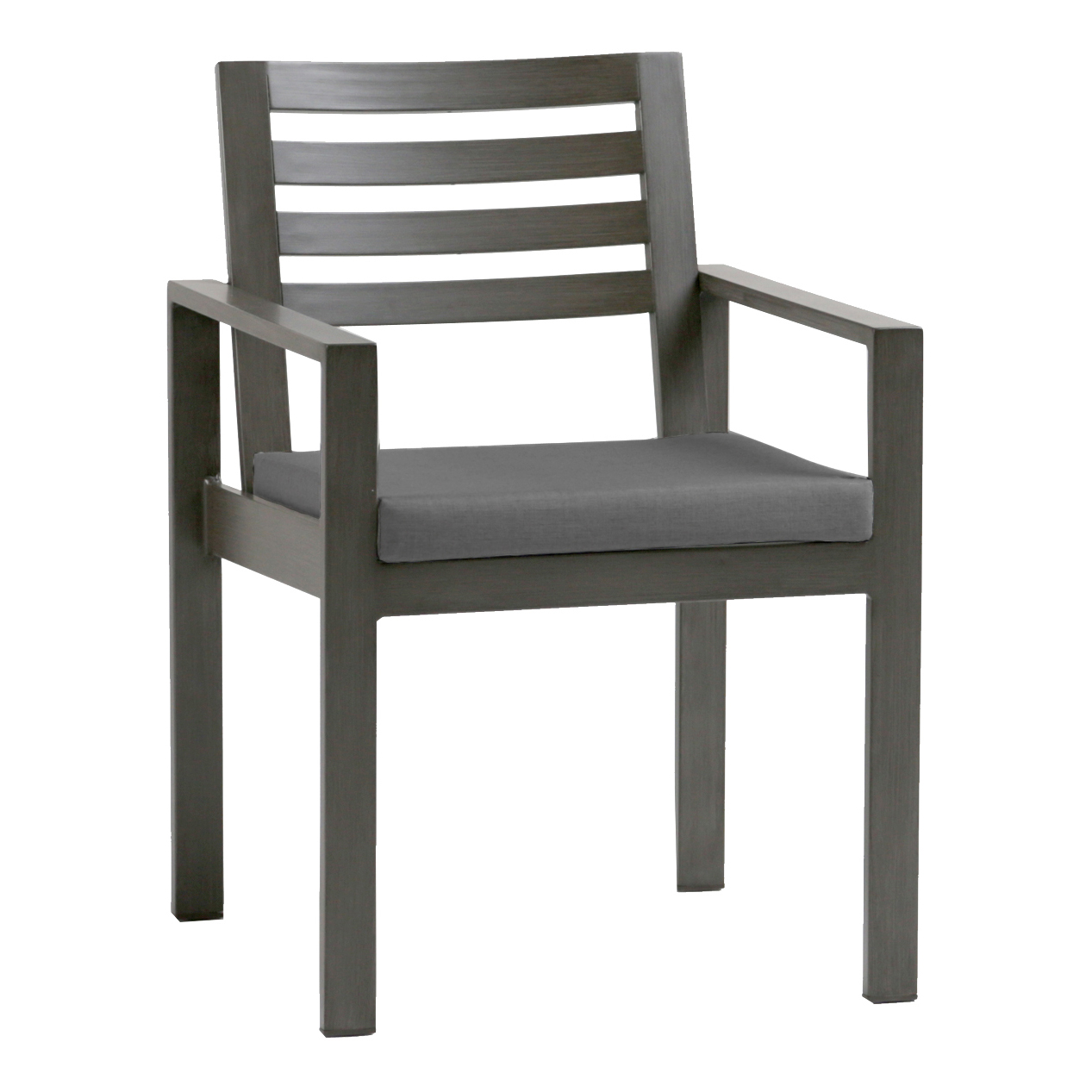 Ratana Element 5.0 Aluminum Dining Arm Chair | AuthenTEAK