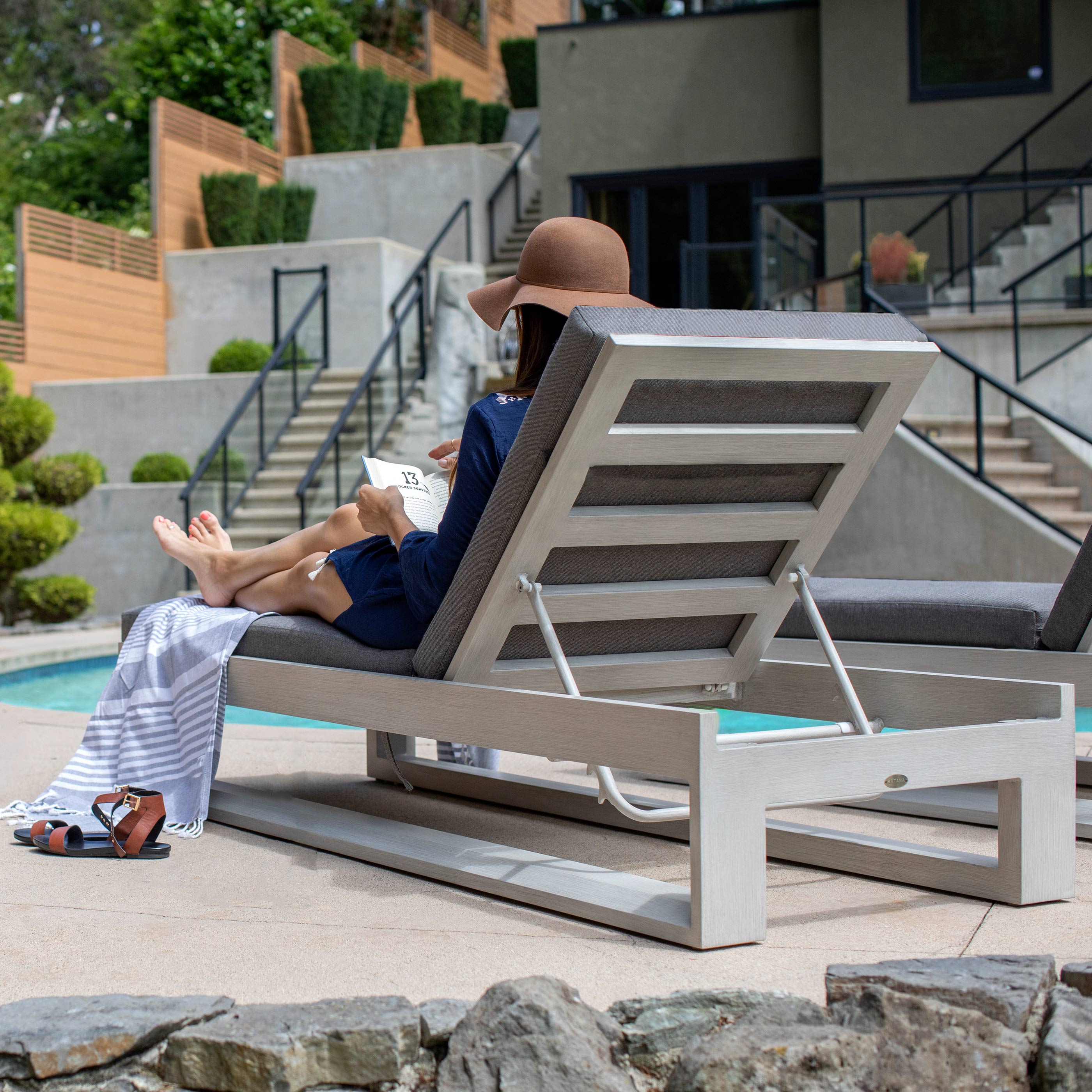 Ratana Element 5.0 Aluminum Adjustable Chaise Lounge | AuthenTEAK