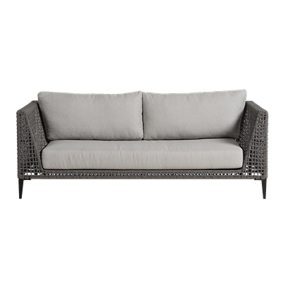 Ratana Genval Aluminum 2.5 Seater Sofa | AuthenTEAK