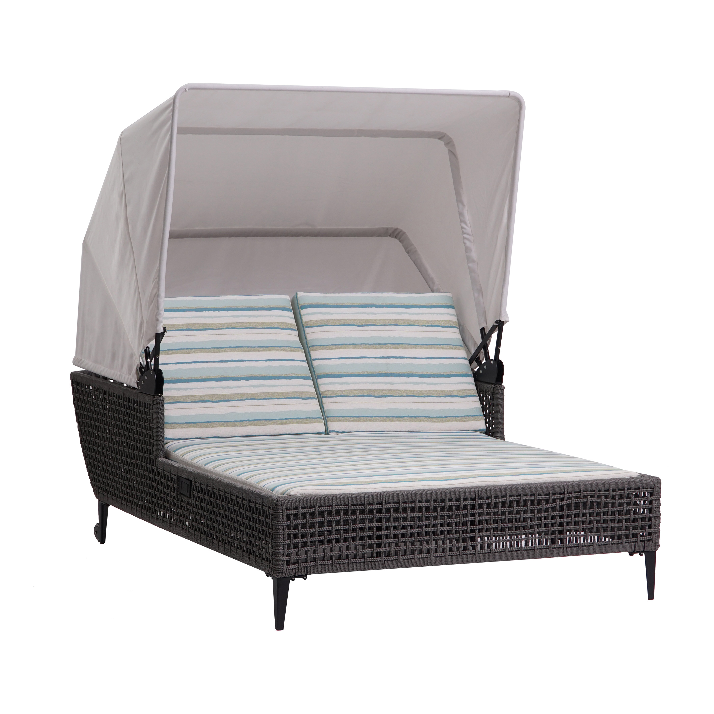 Ratana Genval Rope Daybed with Extending Canopy | AuthenTEAK