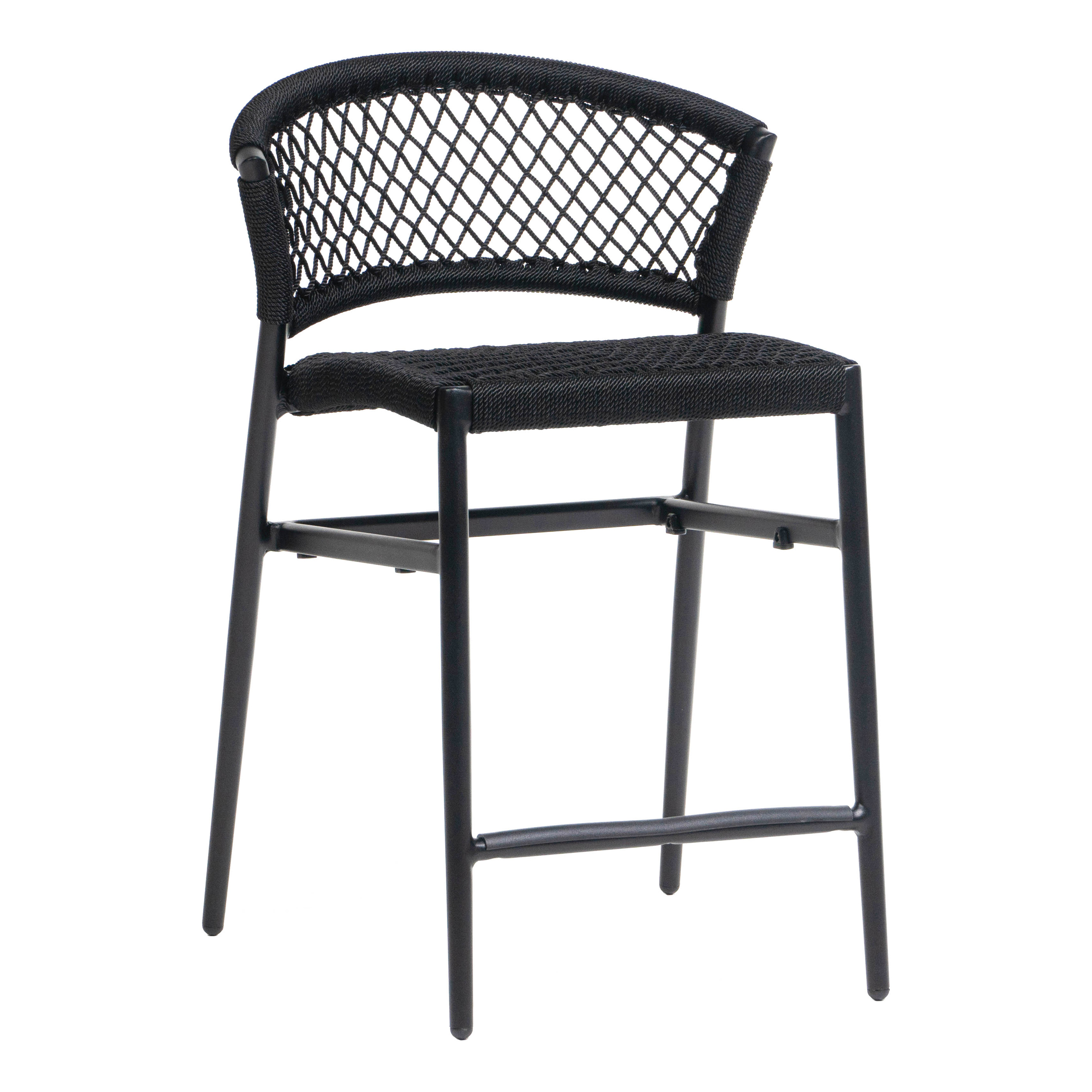 Ratana Ria Stacking Rope Counter Chair | AuthenTEAK