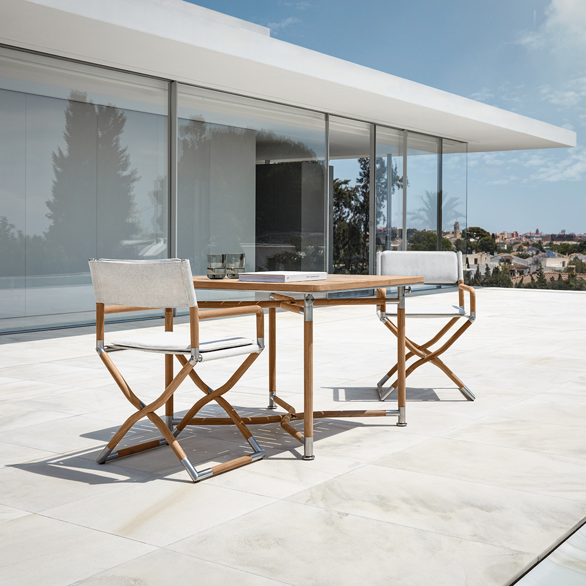 Gloster Navigator 3-Piece Square Dining Set | AuthenTEAK