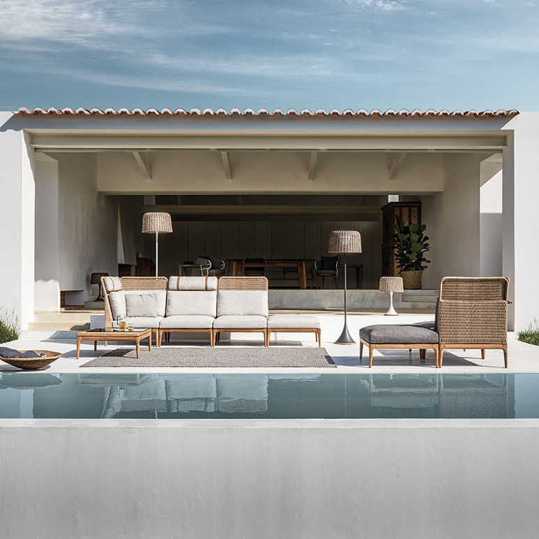 Gloster Lima 6-Piece Outdoor Sectional Set | AuthenTEAK