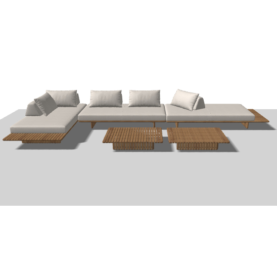 Gloster Deck 7-Piece Outdoor Sectional Set | AuthenTEAK