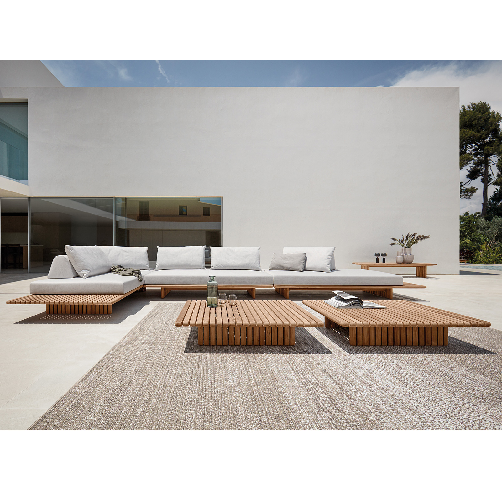 Gloster Deck 7-Piece Outdoor Sectional Set | AuthenTEAK