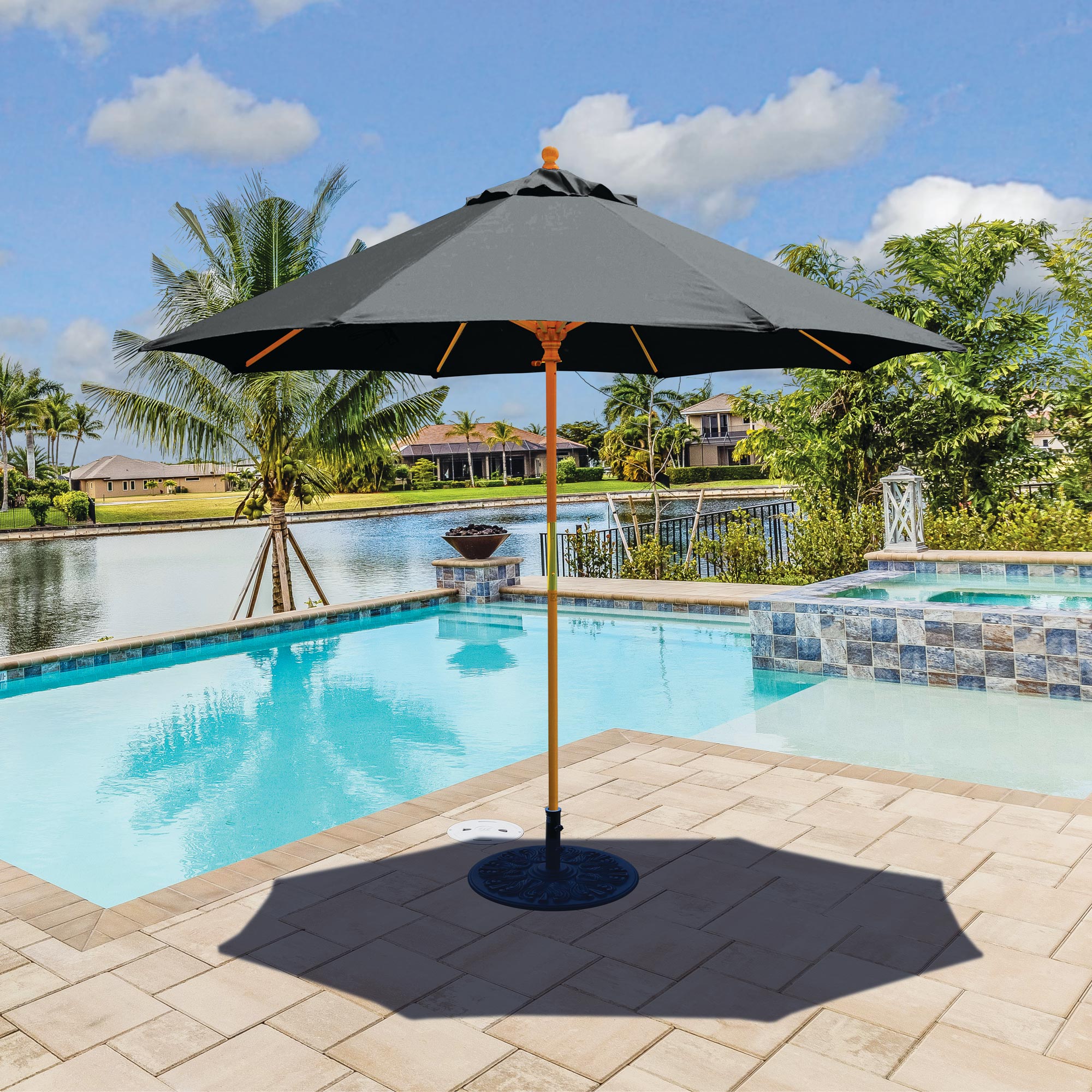 Galtech 9' Octagonal Wood Replacement Frame | AuthenTEAK