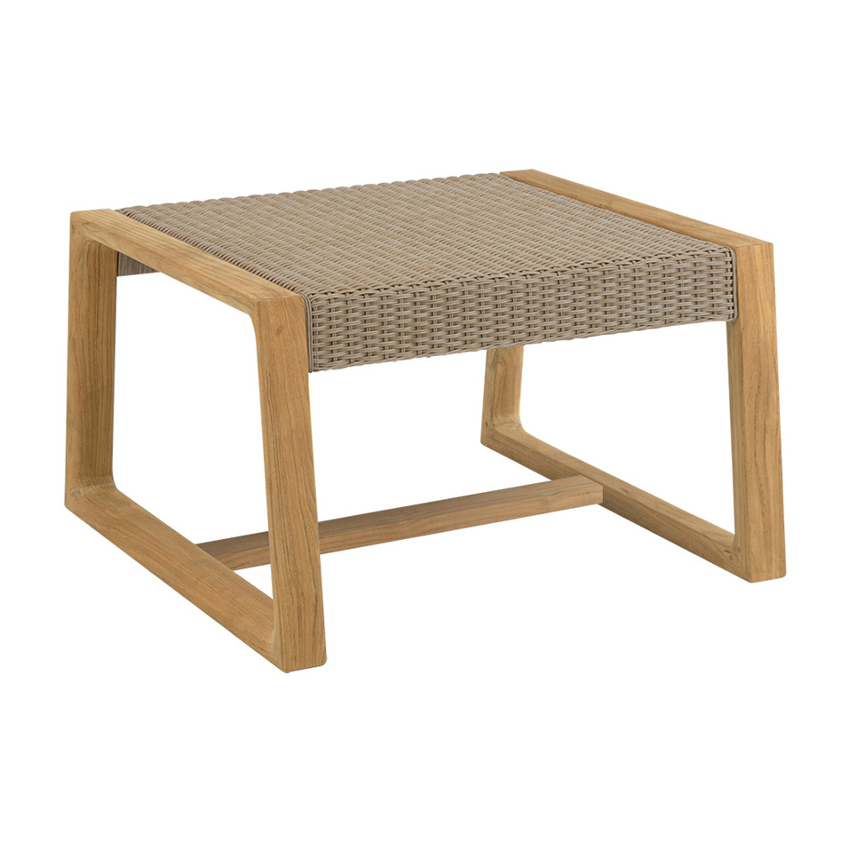 Kingsley Bate Hana 25" Woven Rectangular Side Table Protective Cover ...