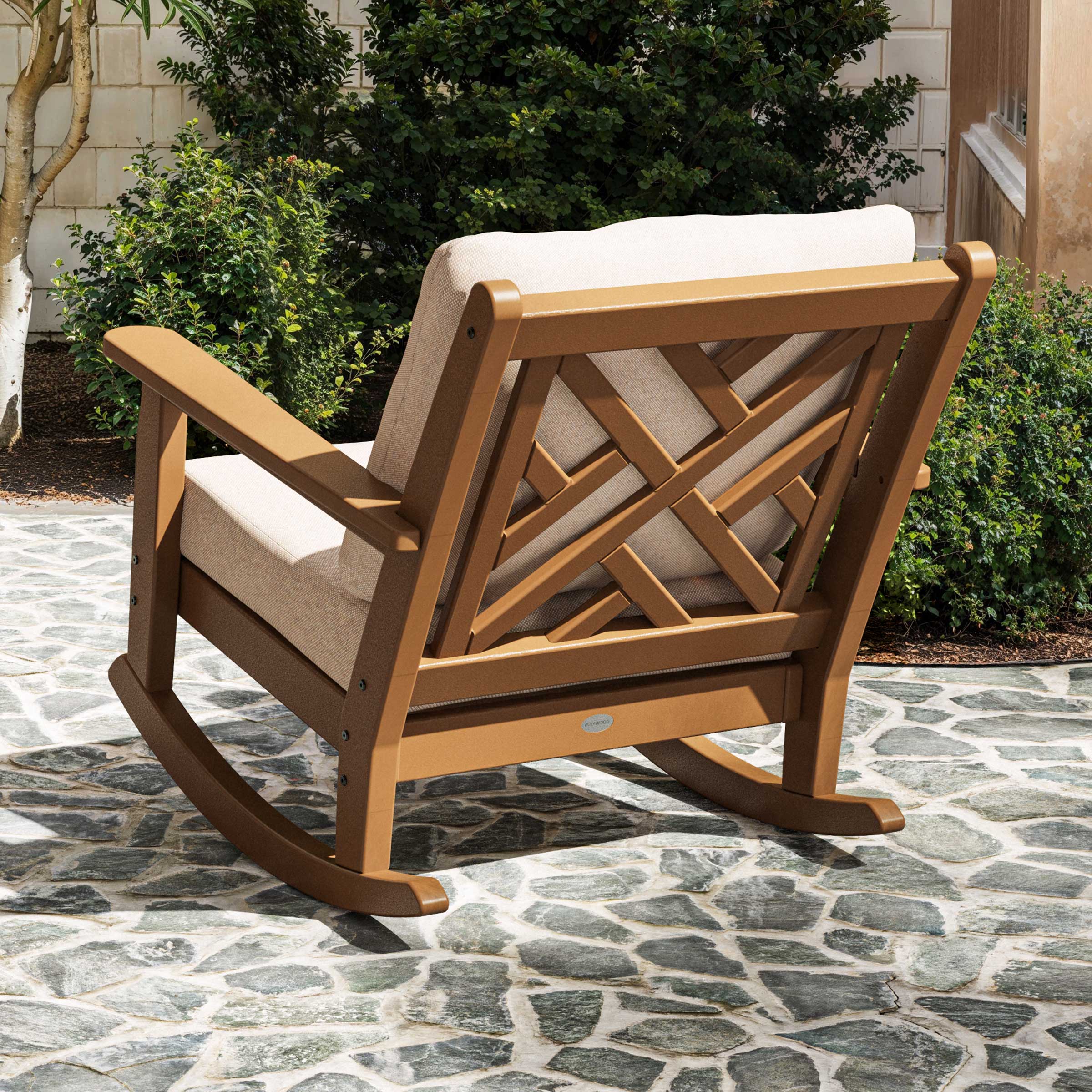 Polywood Chippendale Deep Seating Rocking Chair | AuthenTEAK