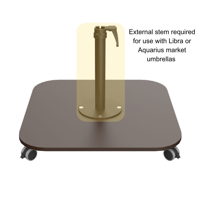 Shademaker Z-Plate 225 lbs. Cantilever/Market Umbrella Base Weight ...