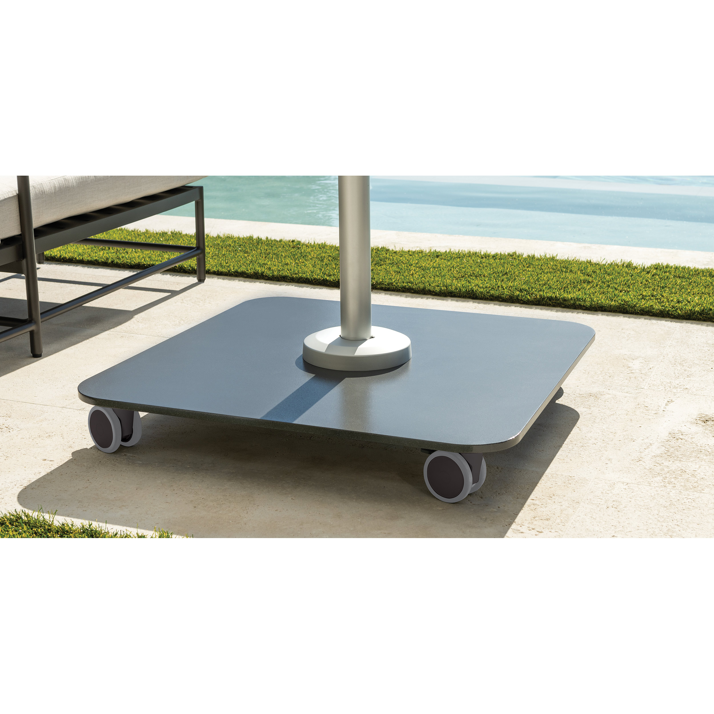 Shademaker Z-Plate 225 lbs. Cantilever/Market Umbrella Base Weight ...