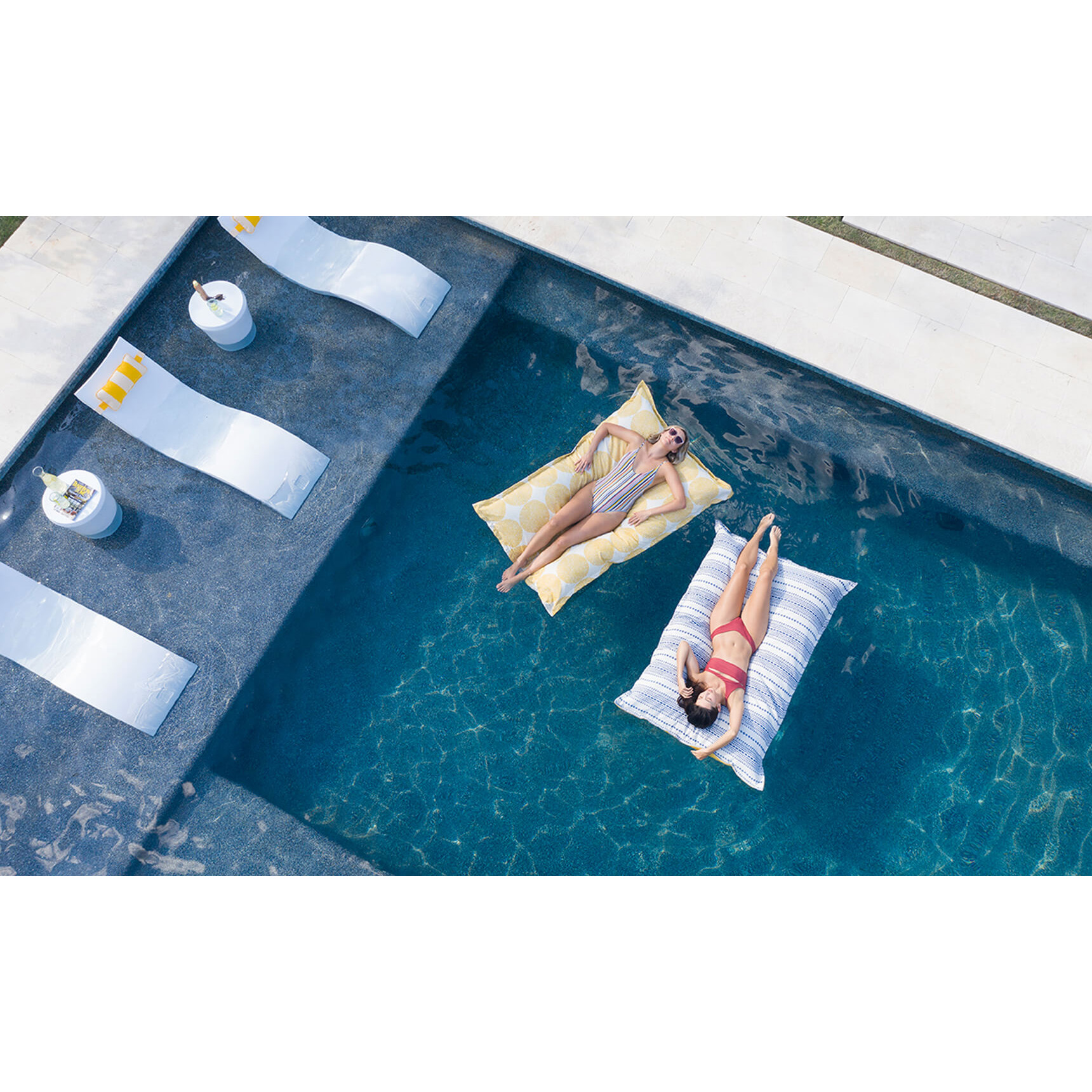 LEDGE Laze Pillow Pool Float | AuthenTEAK