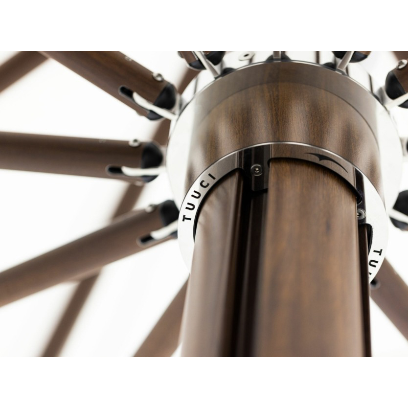 Tuuci Ocean Master Mega Max Classic Rectangular Center Post Umbrella | AuthenTEAK