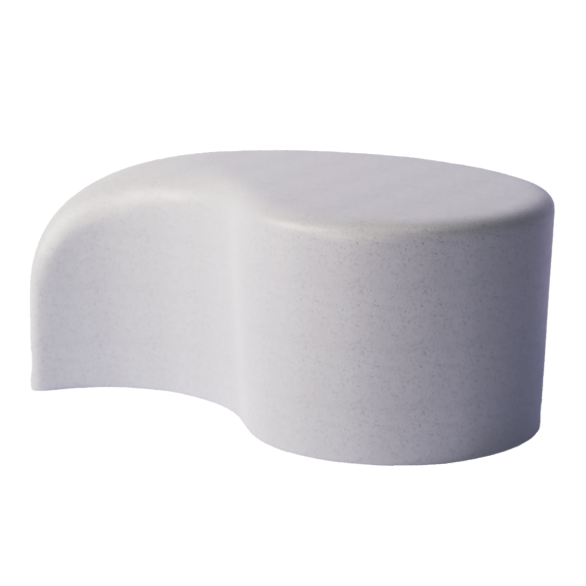 Zachary A. Design Polli 32" Left Tail Side Table and Stool - Flat ...