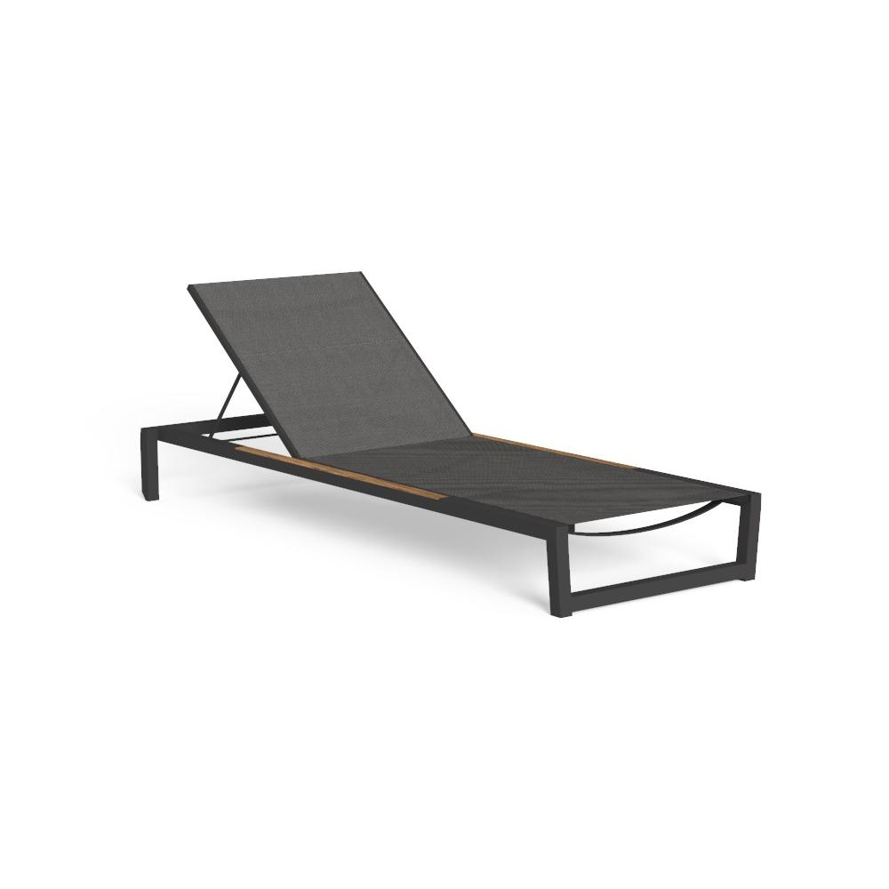 Talenti Alabama Alu Stackable Aluminum Sunbed | AuthenTEAK