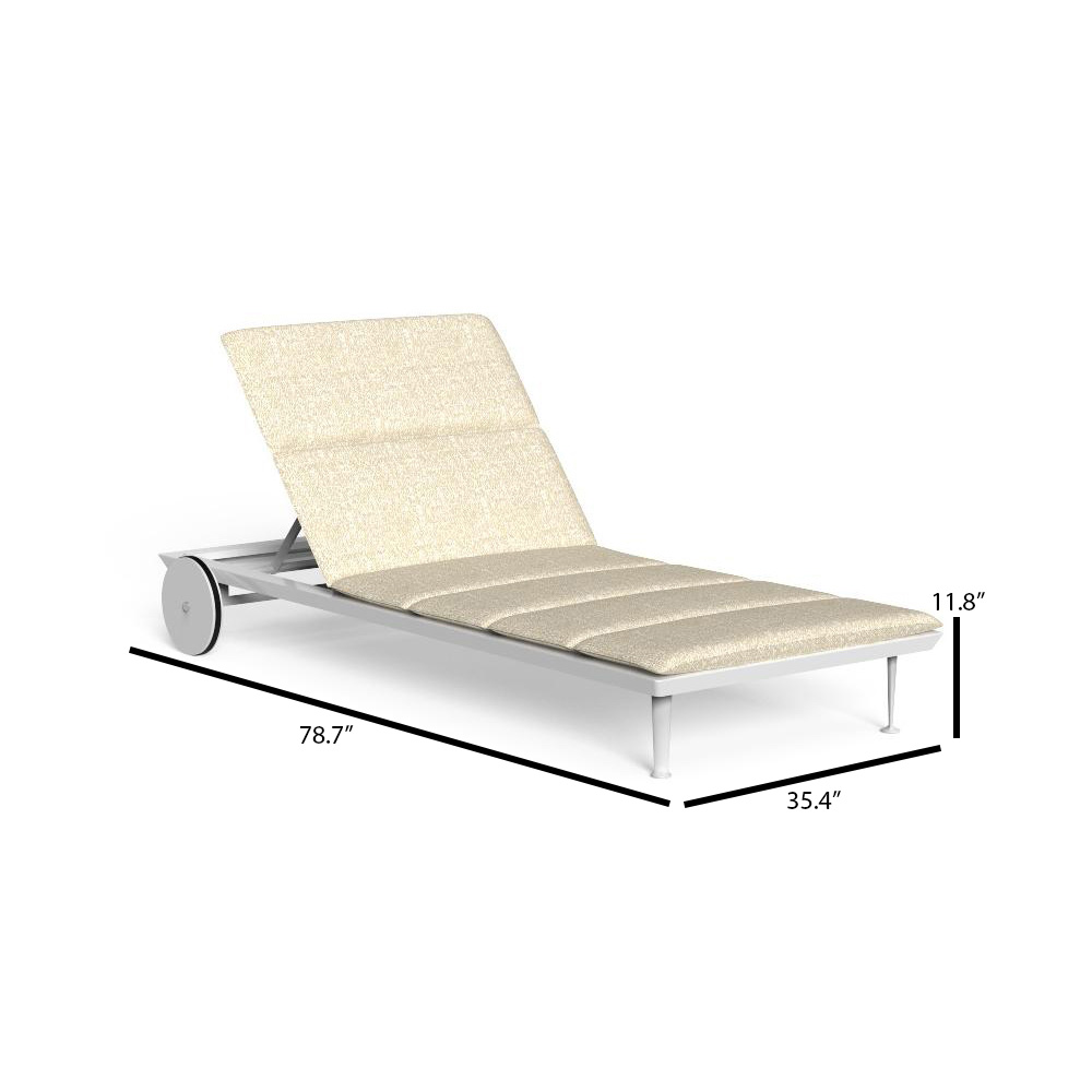 Talenti Cruise Alu Stackable Aluminum Sunbed | AuthenTEAK