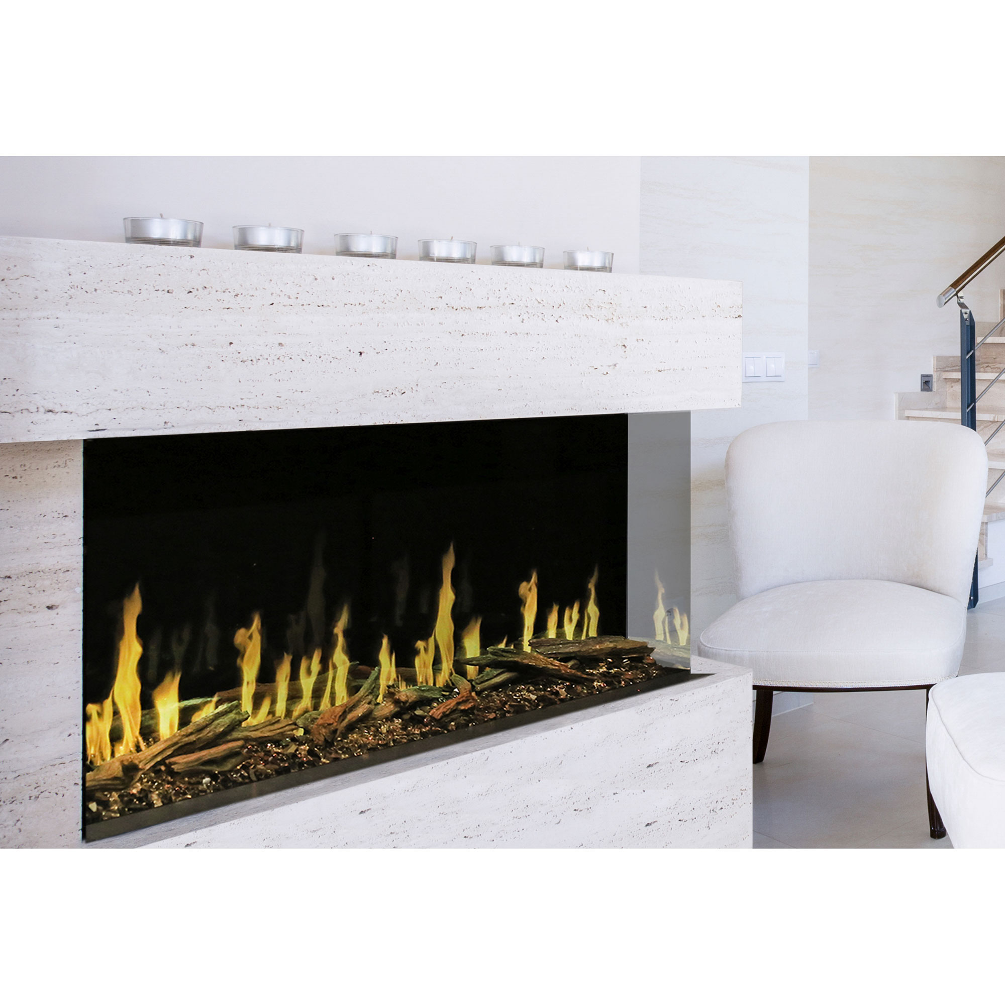 Modern Flames Orion Multi 52" Heliovision Virtual Indoor Electric ...