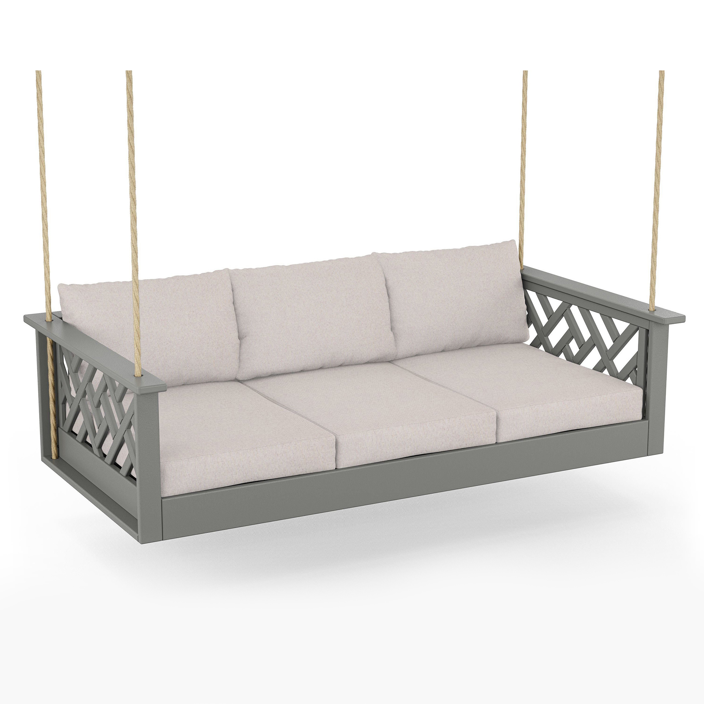 Polywood Chippendale Outdoor Daybed Swing Authenteak