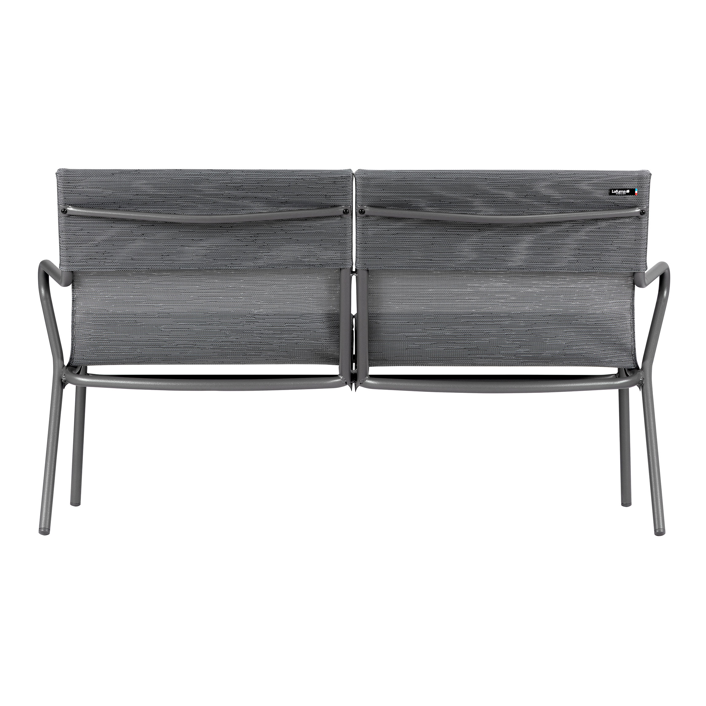 Lafuma Mobilier Vence Low Steel Bench | AuthenTEAK