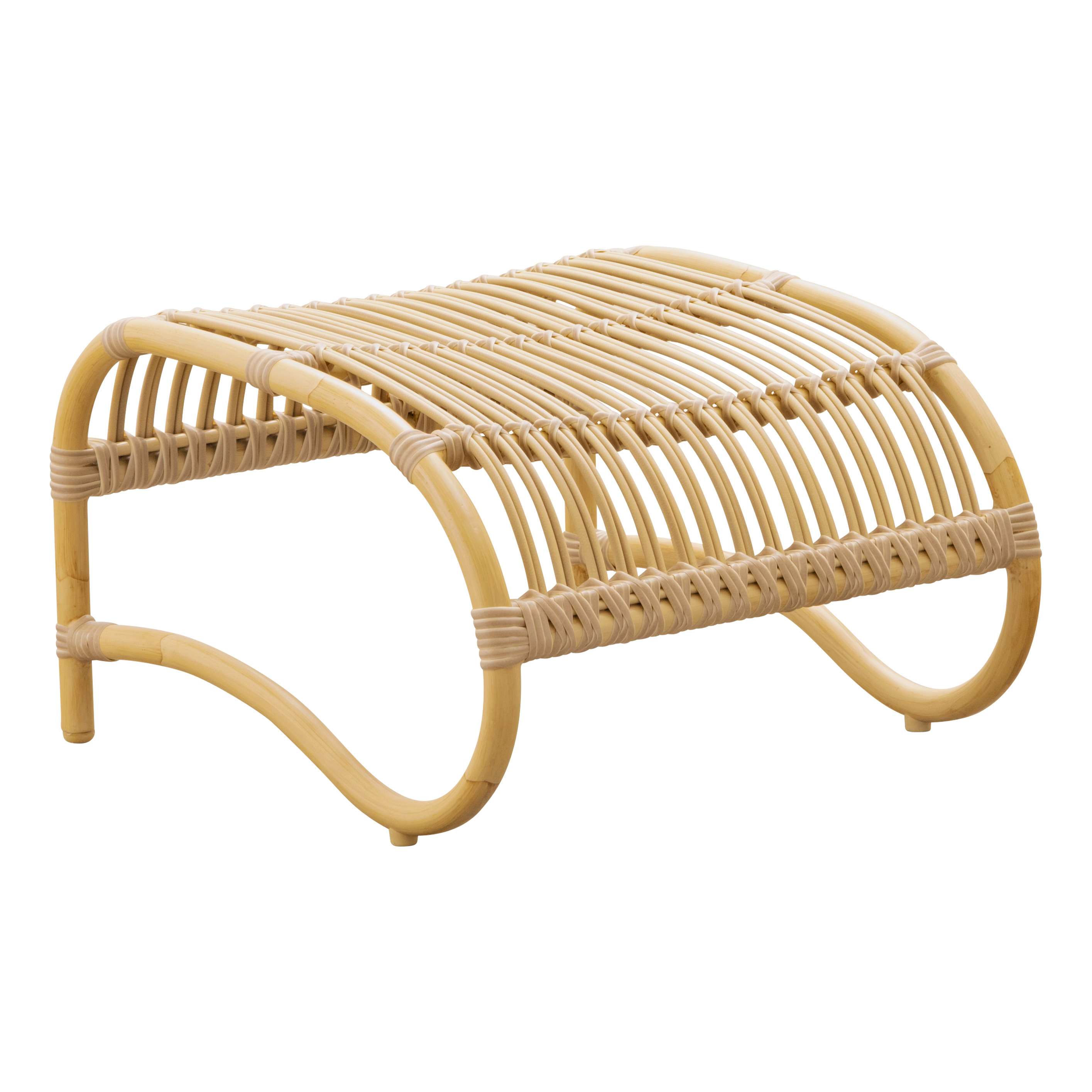 Sika Design Exterior Teddy AluRattan Foot Stool | AuthenTEAK