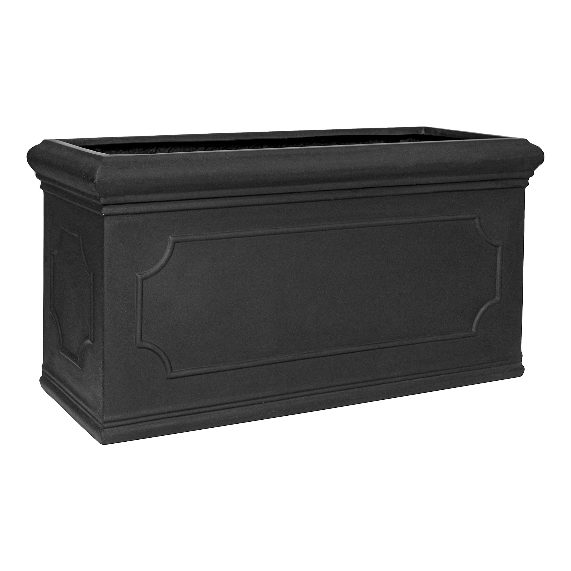 Pottery Pots Heritage 39" Jort Classic Rectangular Fiberstone Trough ...