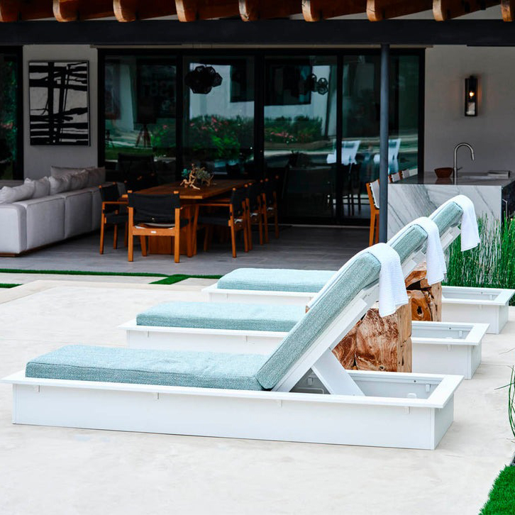 LEDGE Echo Resin Chaise Lounge | AuthenTEAK