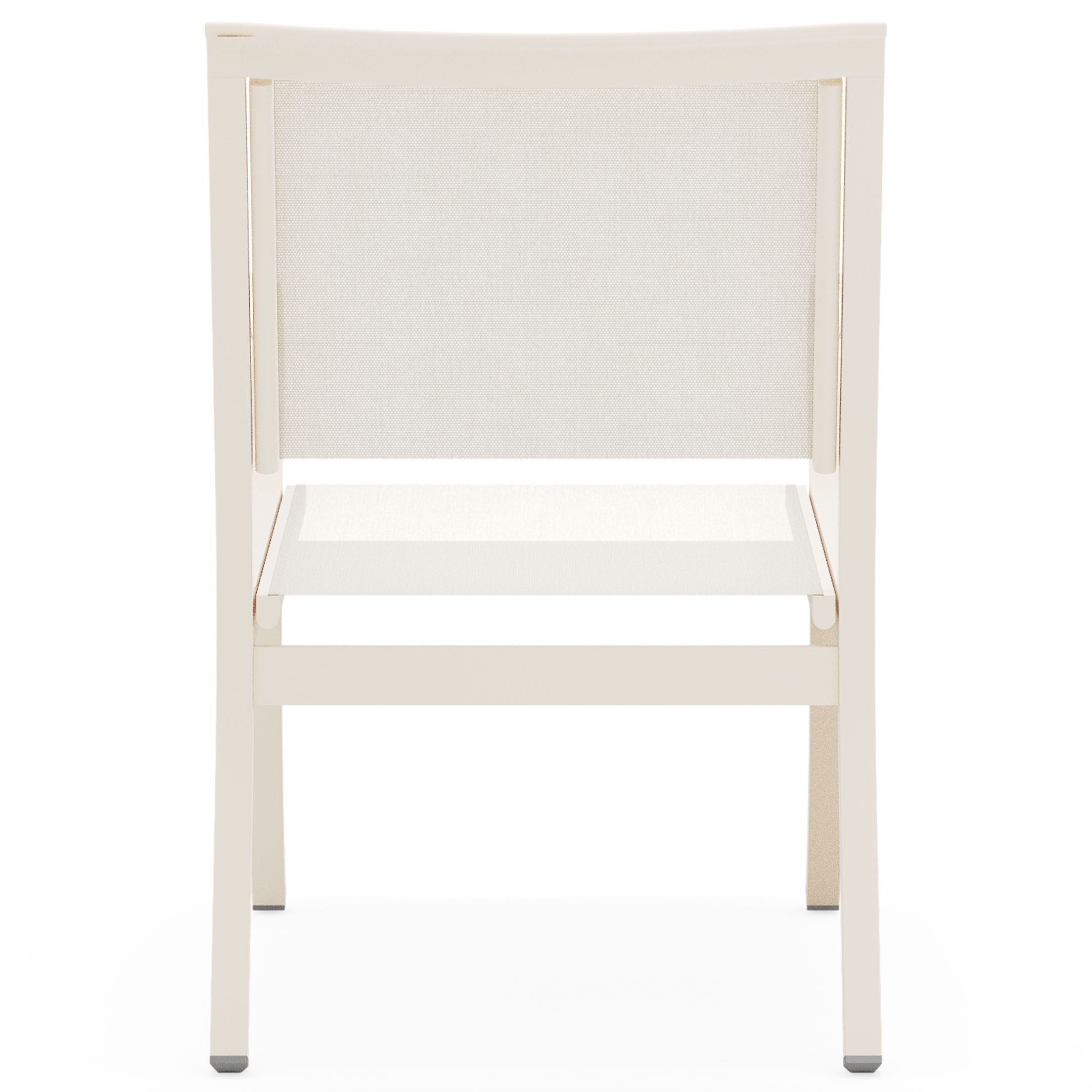 Woodard Scala Aluminum Sling Dining Armchair | AuthenTEAK