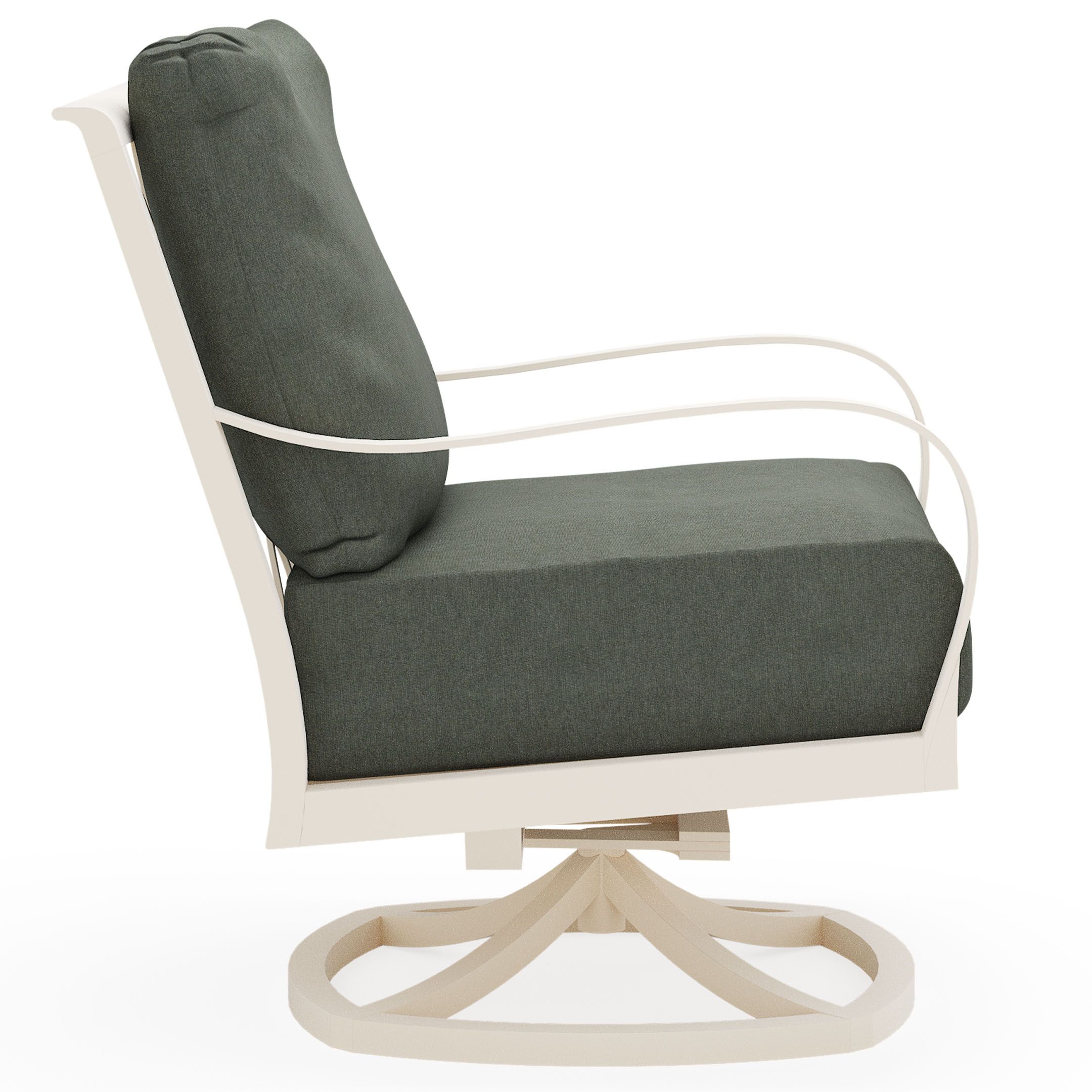 Woodard Scala Aluminum Swivel Lounge Chair | AuthenTEAK