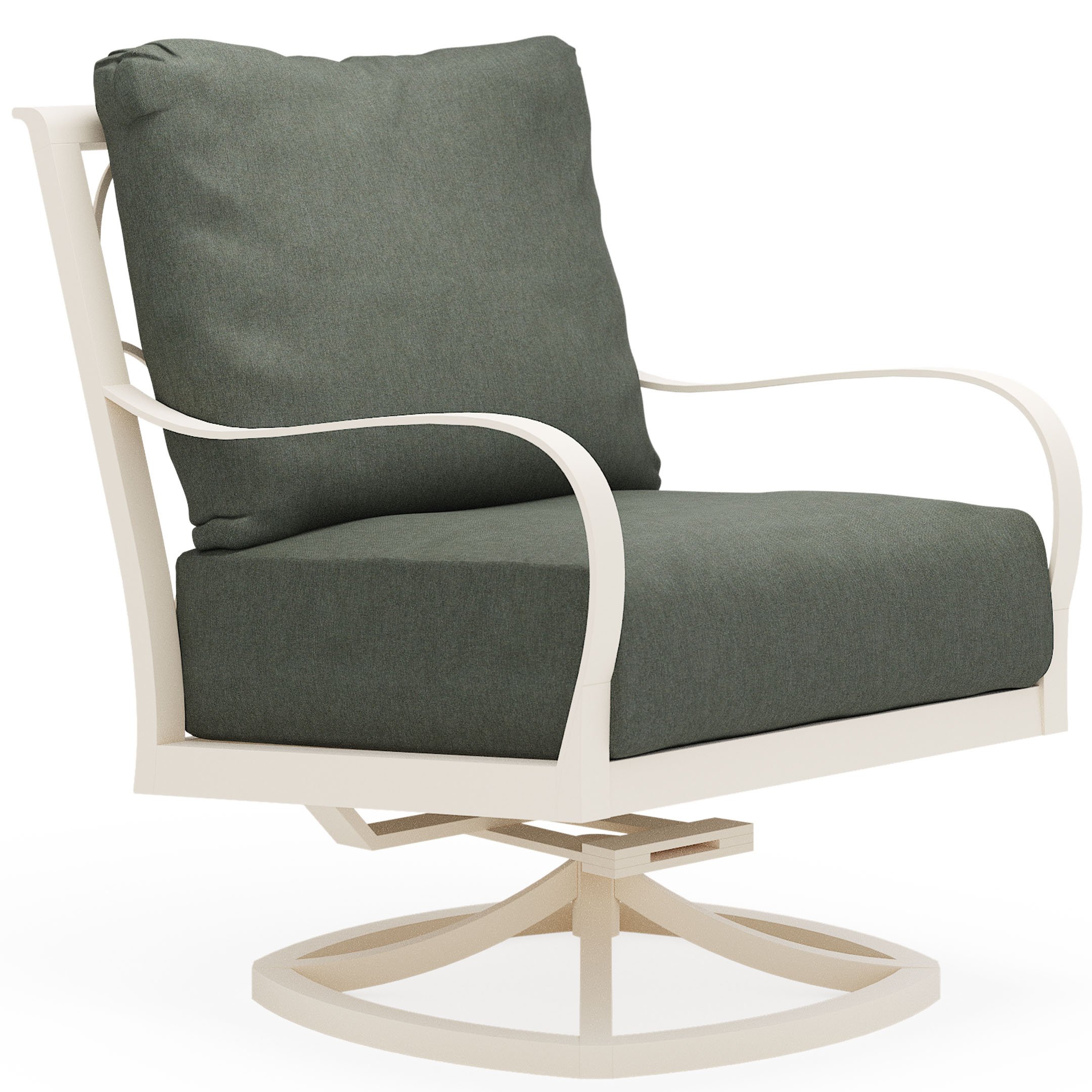 Woodard Scala Aluminum Swivel Lounge Chair | AuthenTEAK
